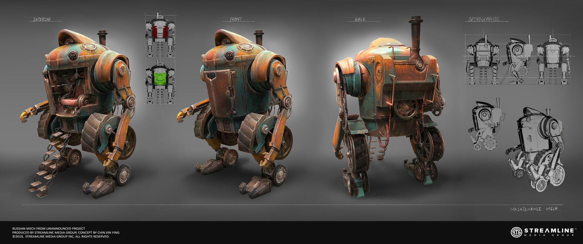steampunk mecha