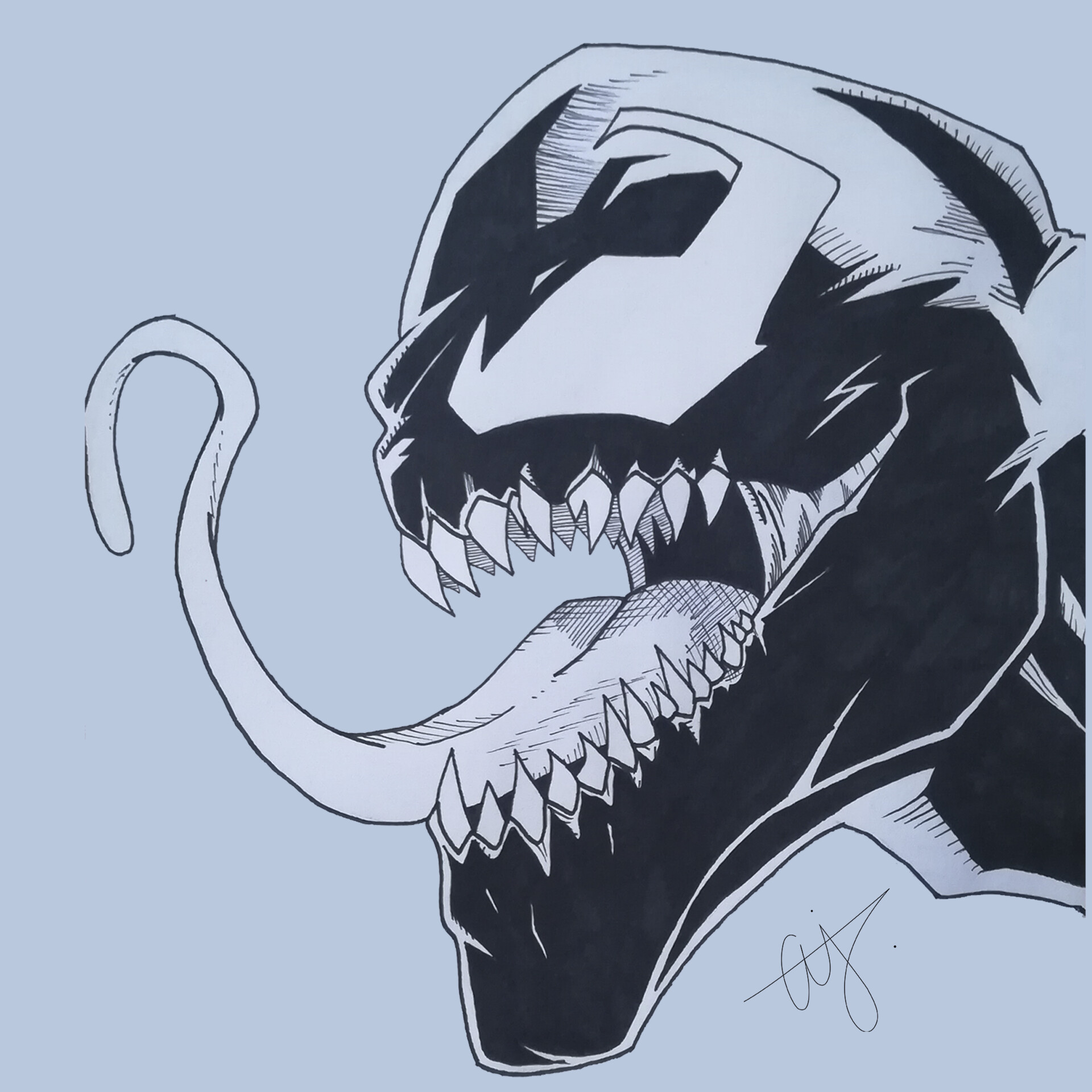 ArtStation - Venom inked