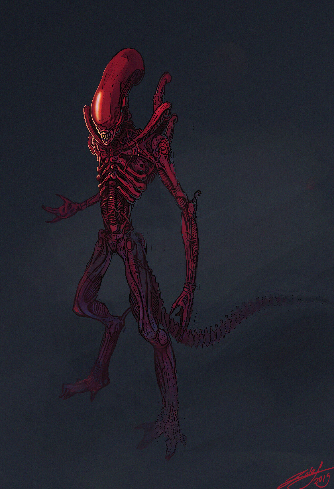 ArtStation - Red Xeno