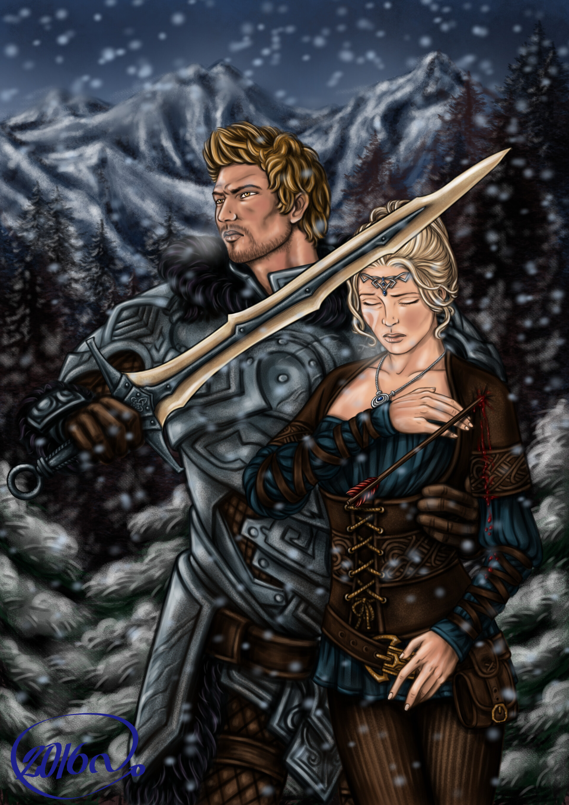 Nina Marras - TES Skyrim Fanart