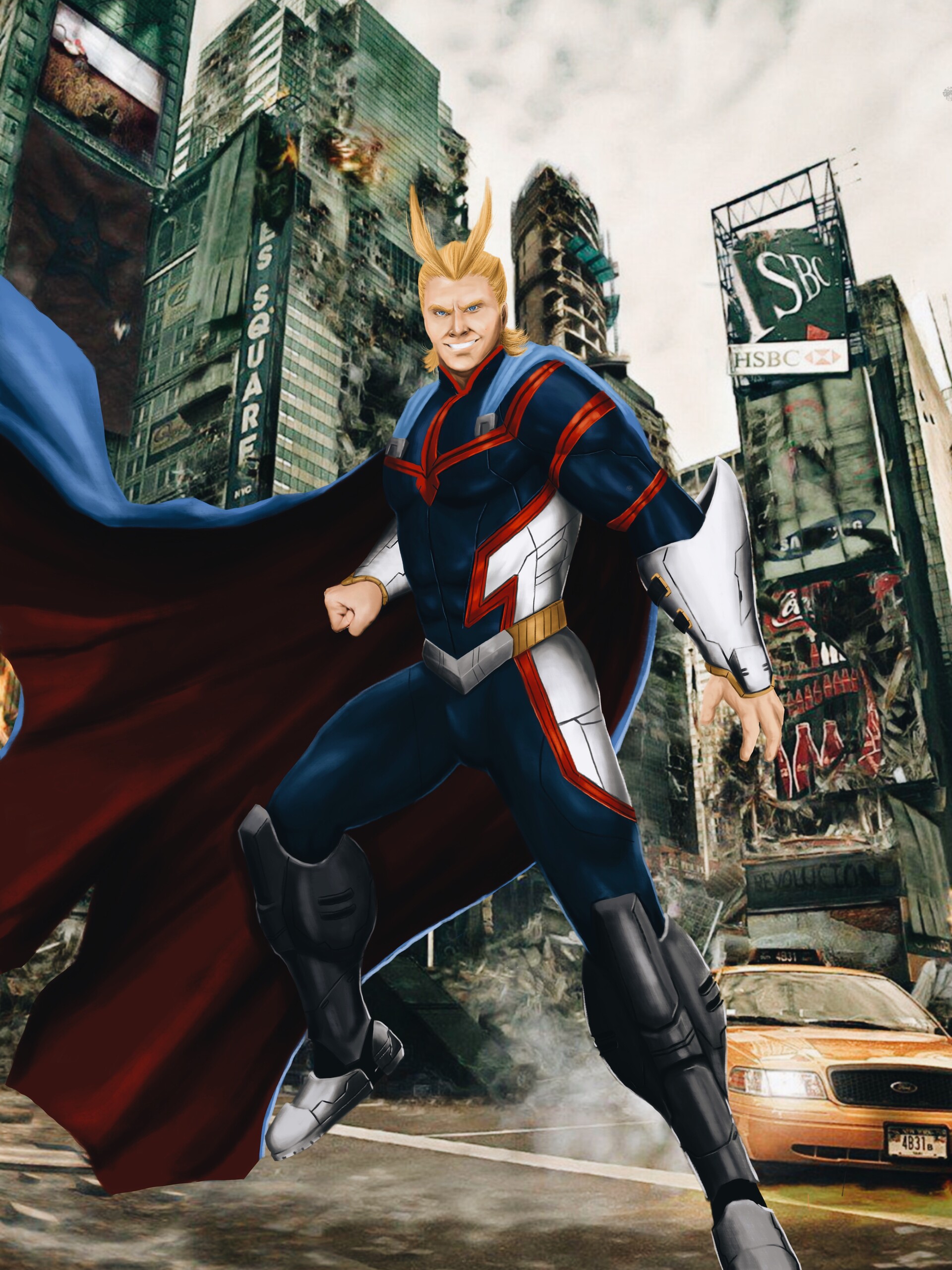 ArtStation - All Might of My Hero Academia