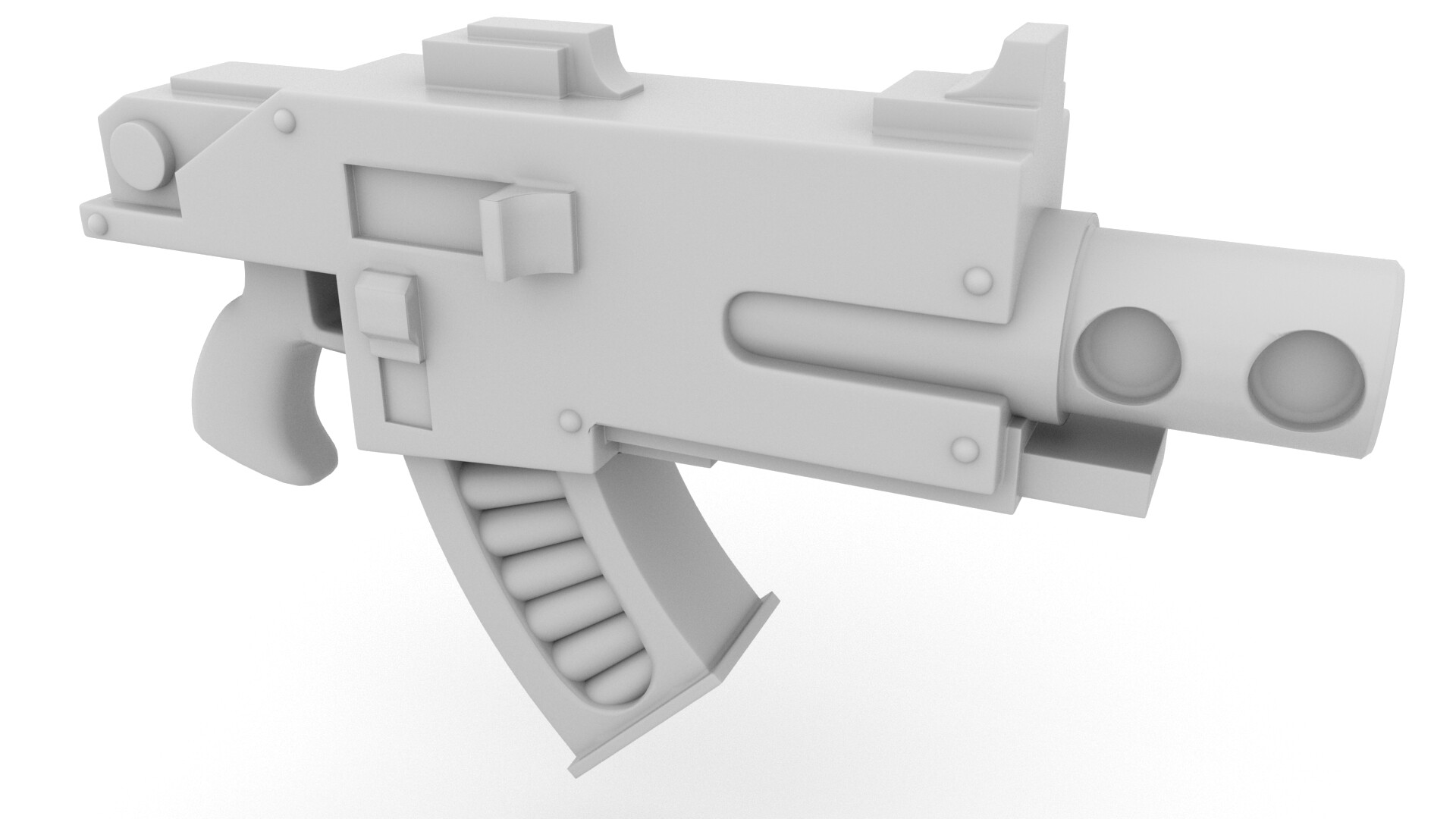 Sean H Bullough - Warhammer 40K Weaponry for 3D printing