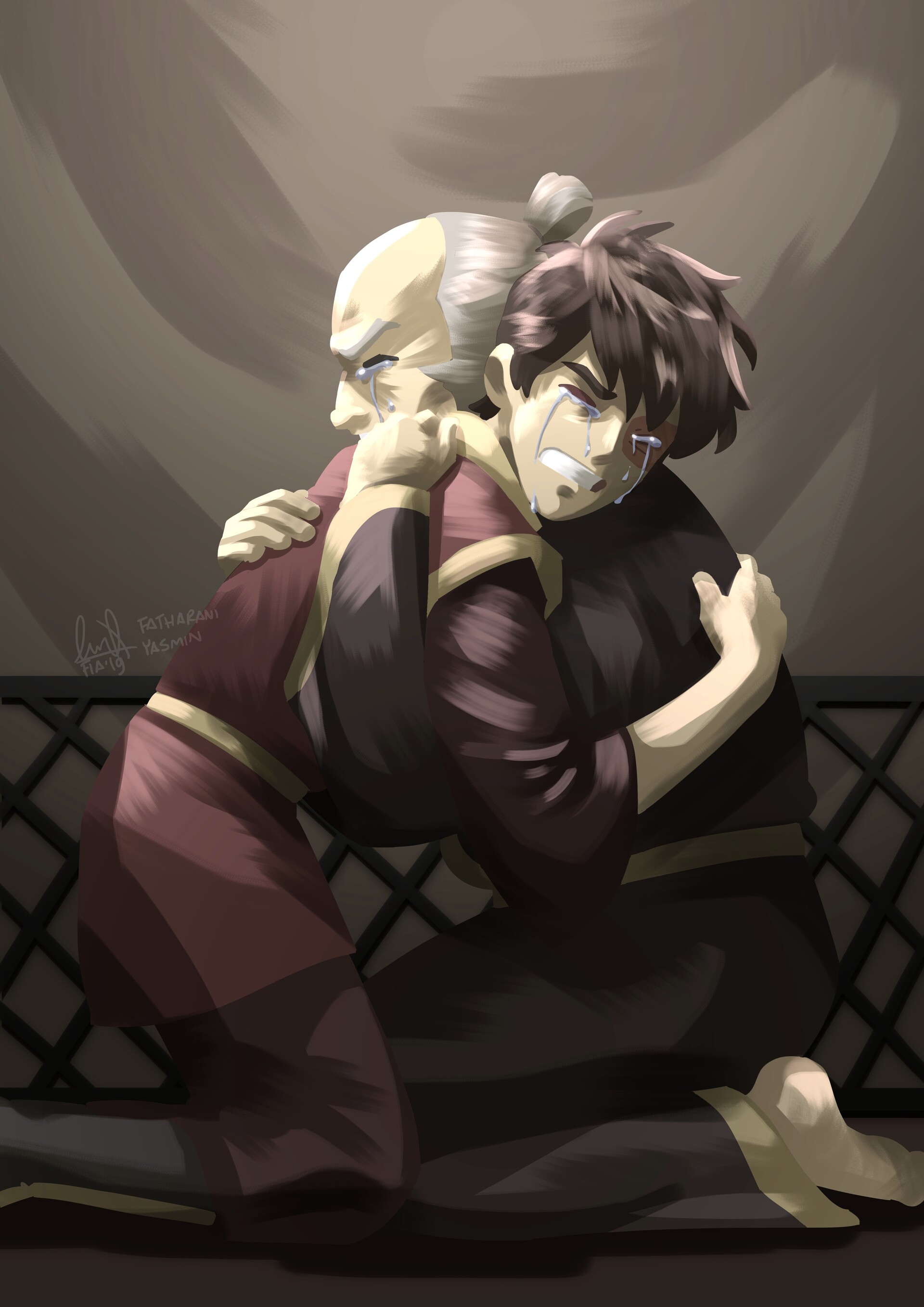 Zuko And Iroh Hug