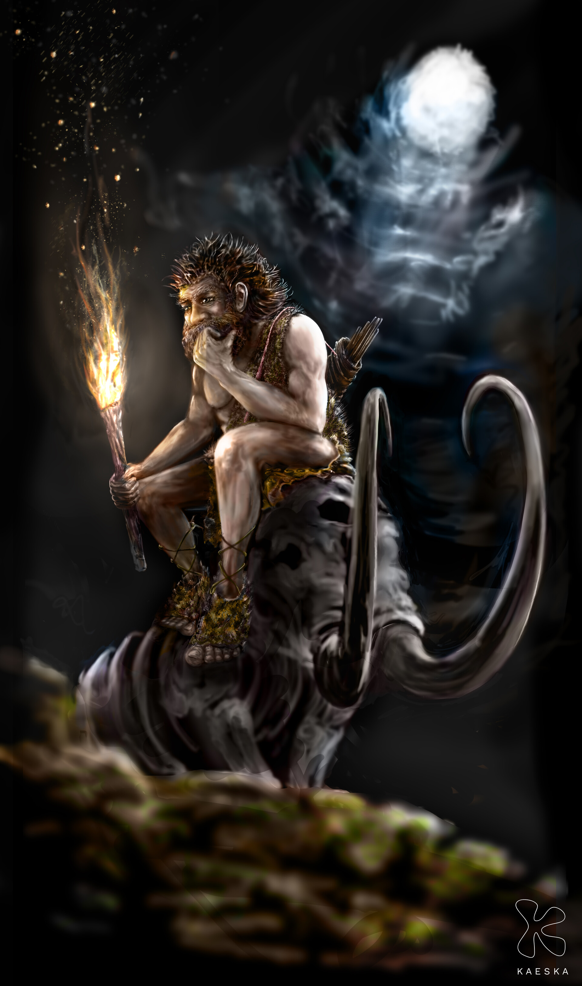 ArtStation - Caveman - THINKER