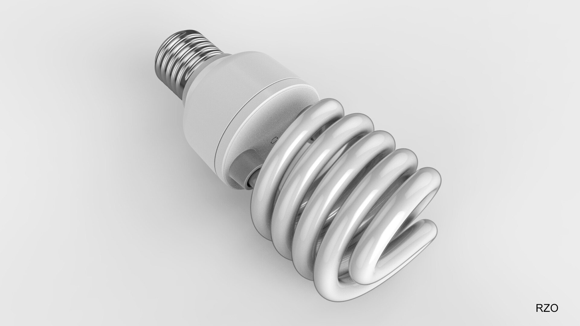 ArtStation - Fluorescent Compact Lamp | 3D Model