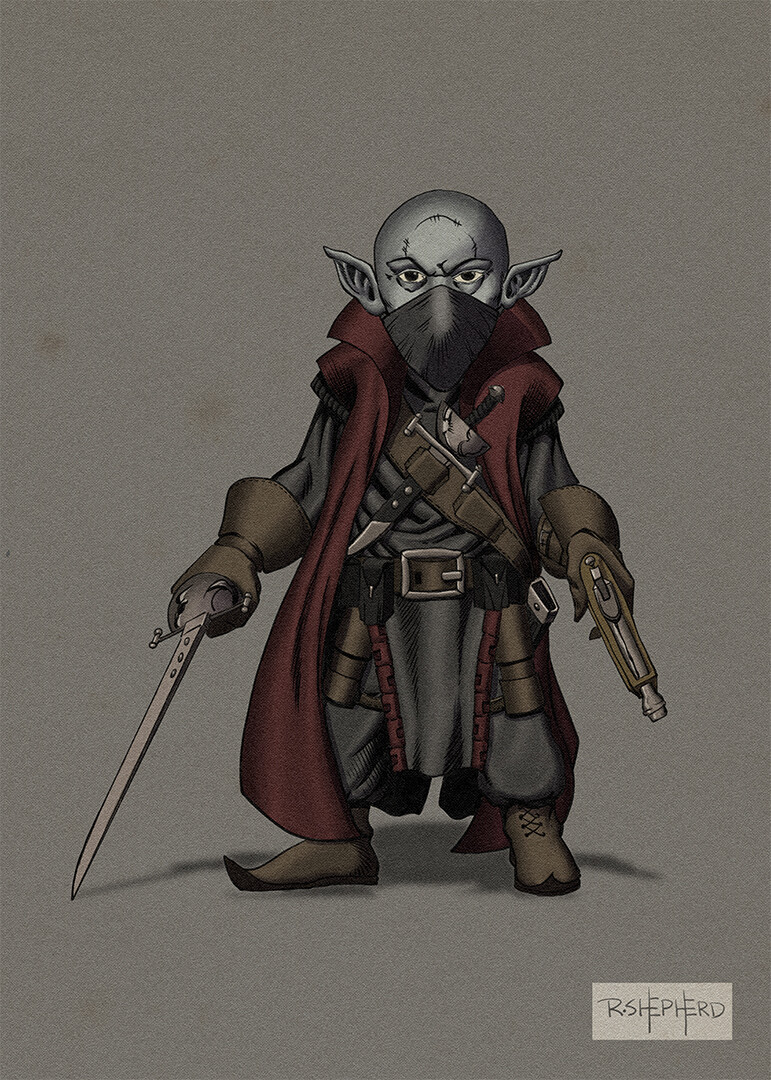 ArtStation - A Deep Gnome - Rogue - Arcane Trickster