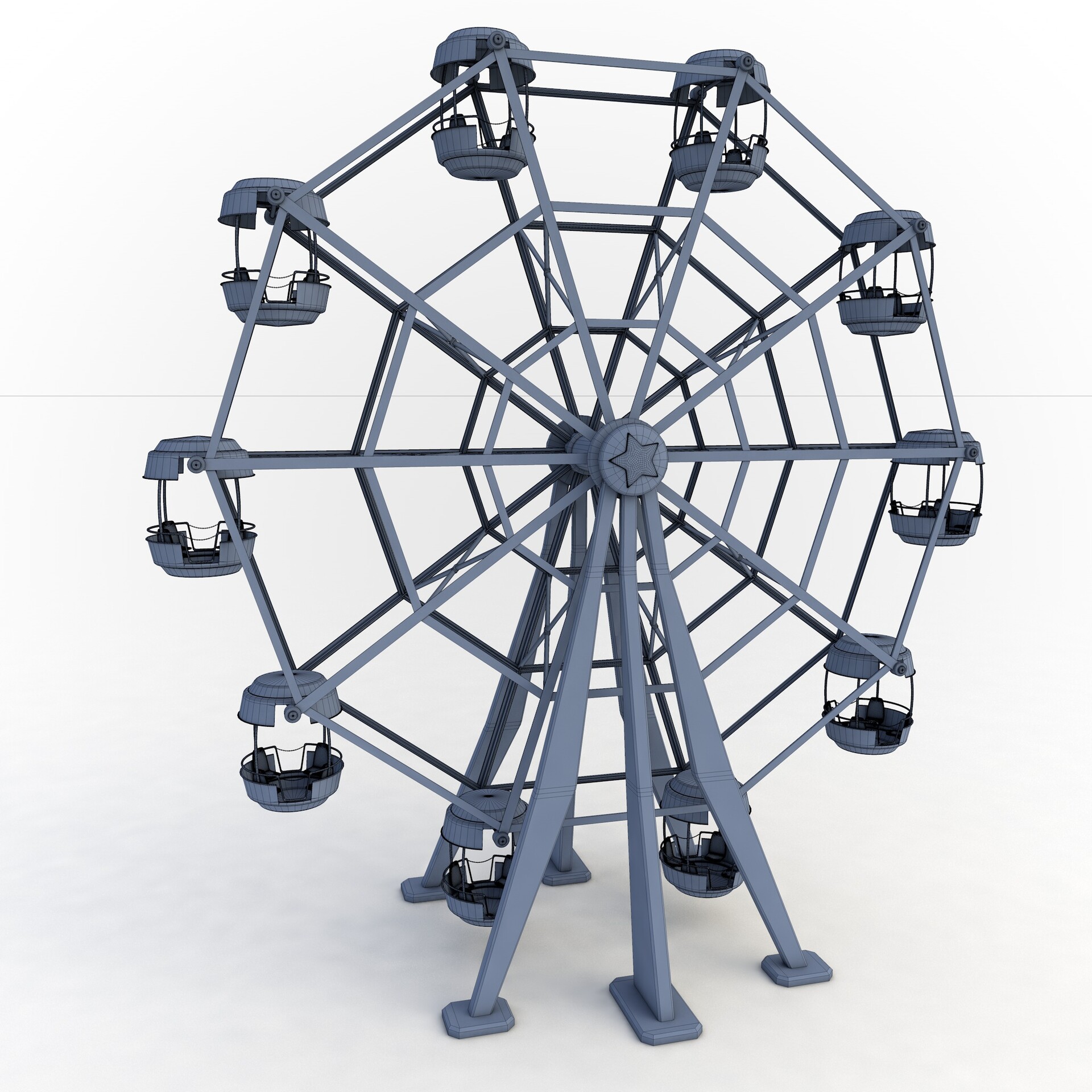 Cartoon Ferris Wheel