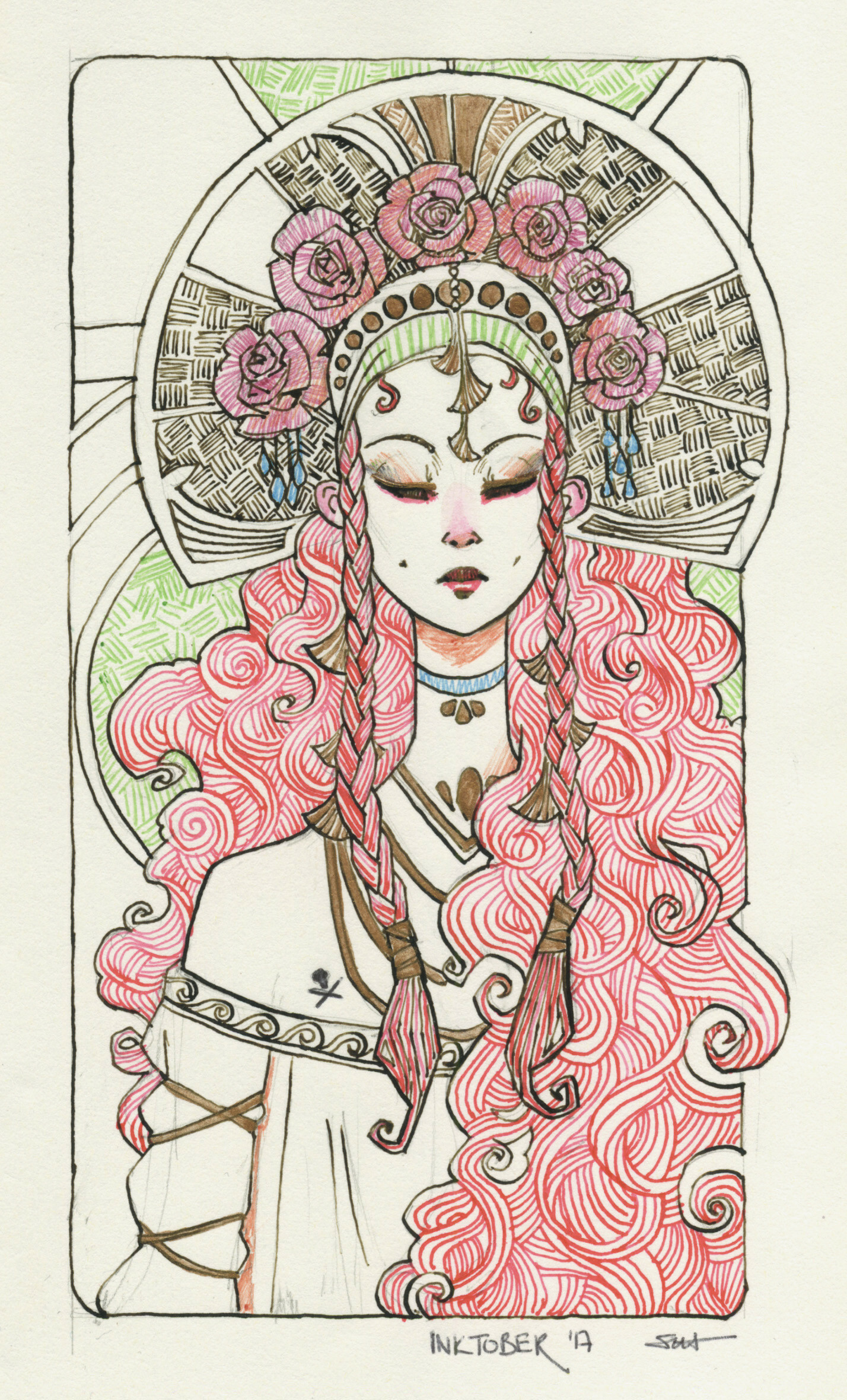 Sam Hogg - The Whaler Girl Sketch Collection