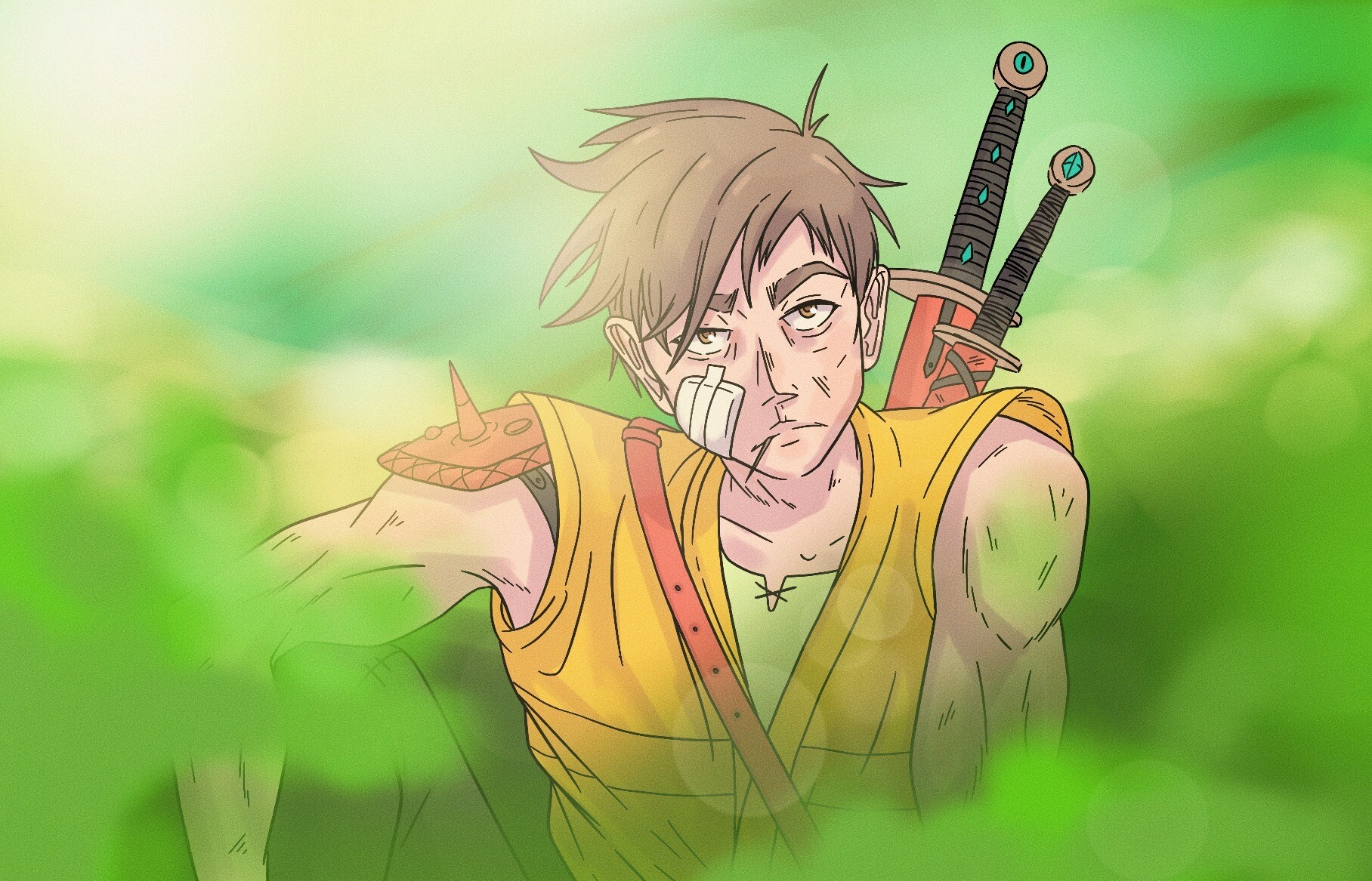 ArtStation - Swordsman illustration