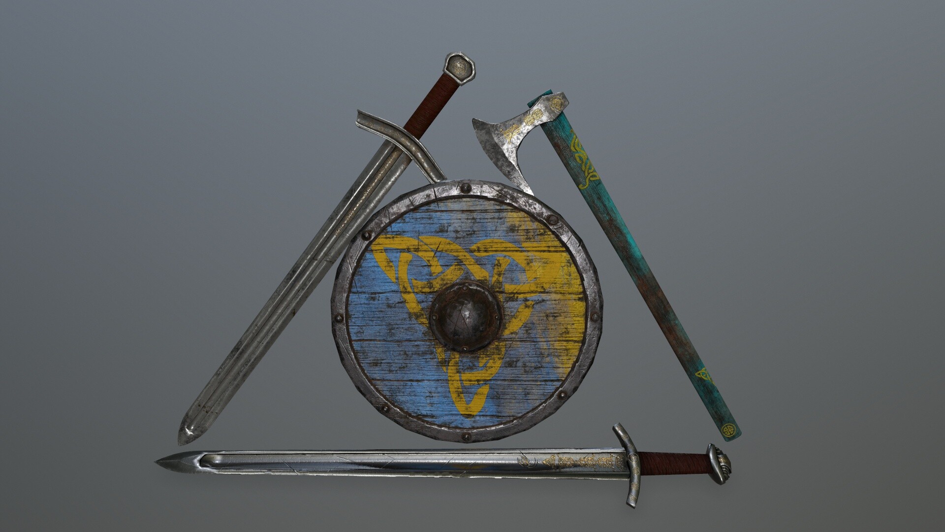 ArtStation - viking Set