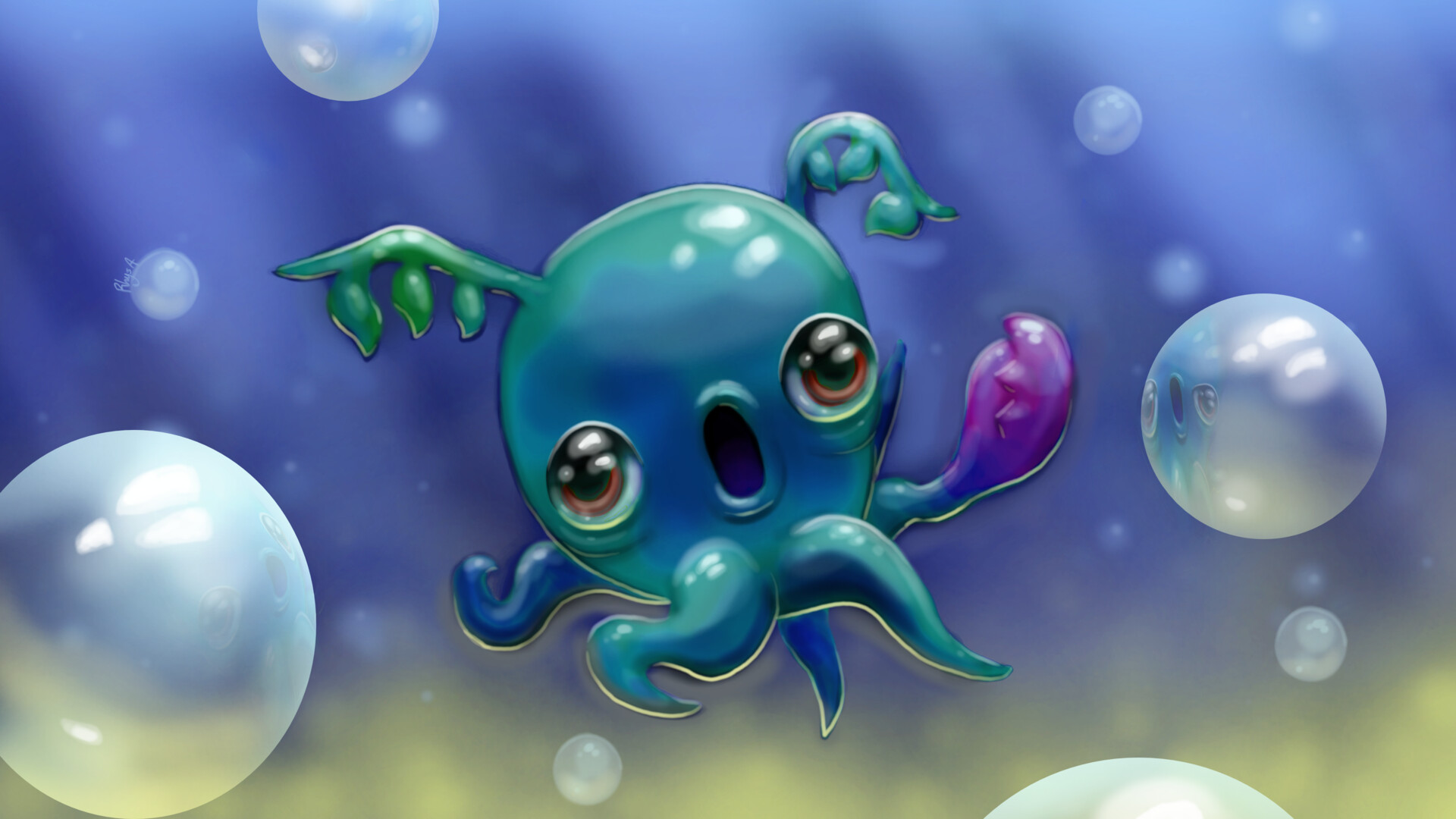 ArtStation - Octo-Monster