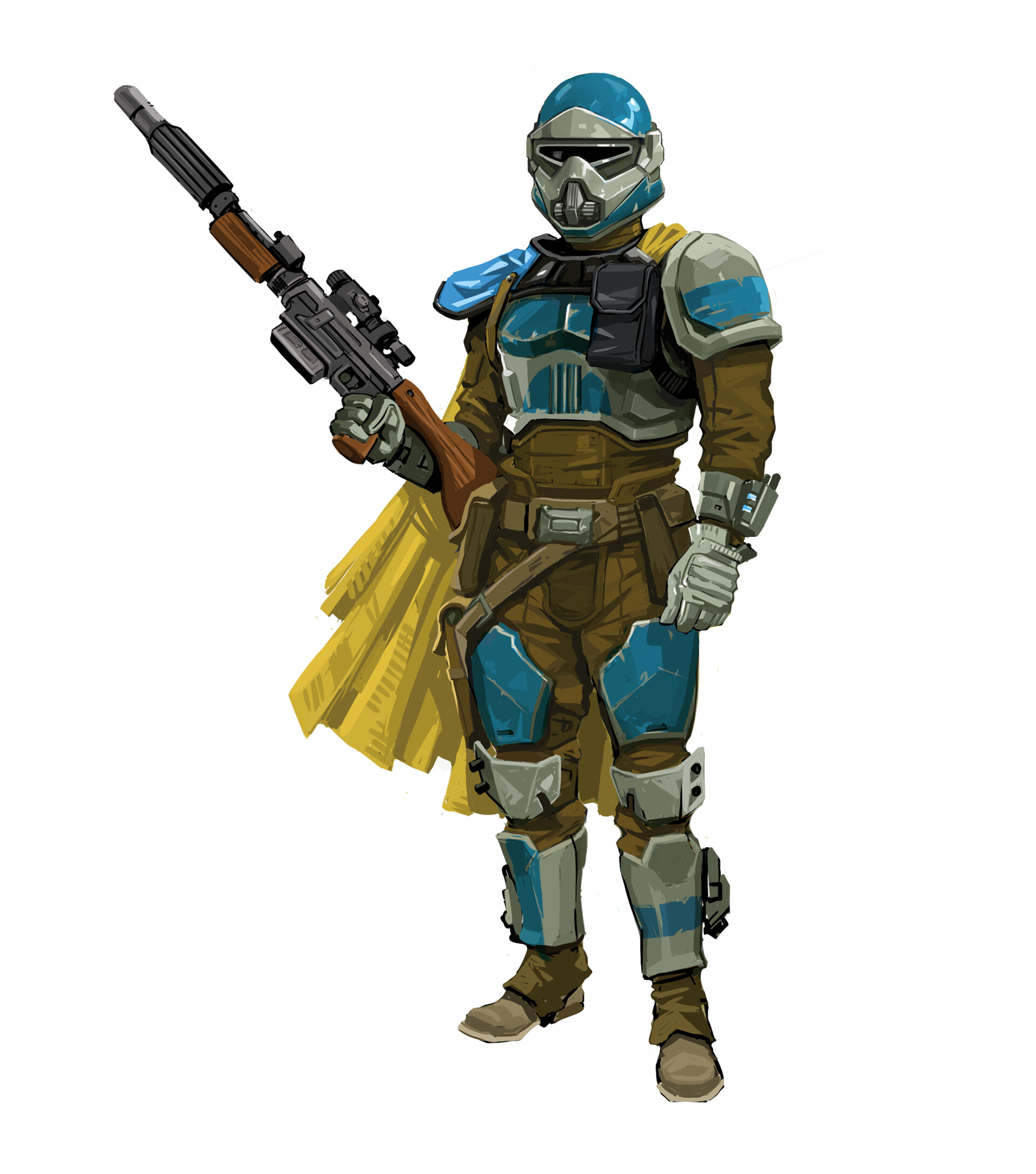 ArtStation - Bounty Hunter Concept