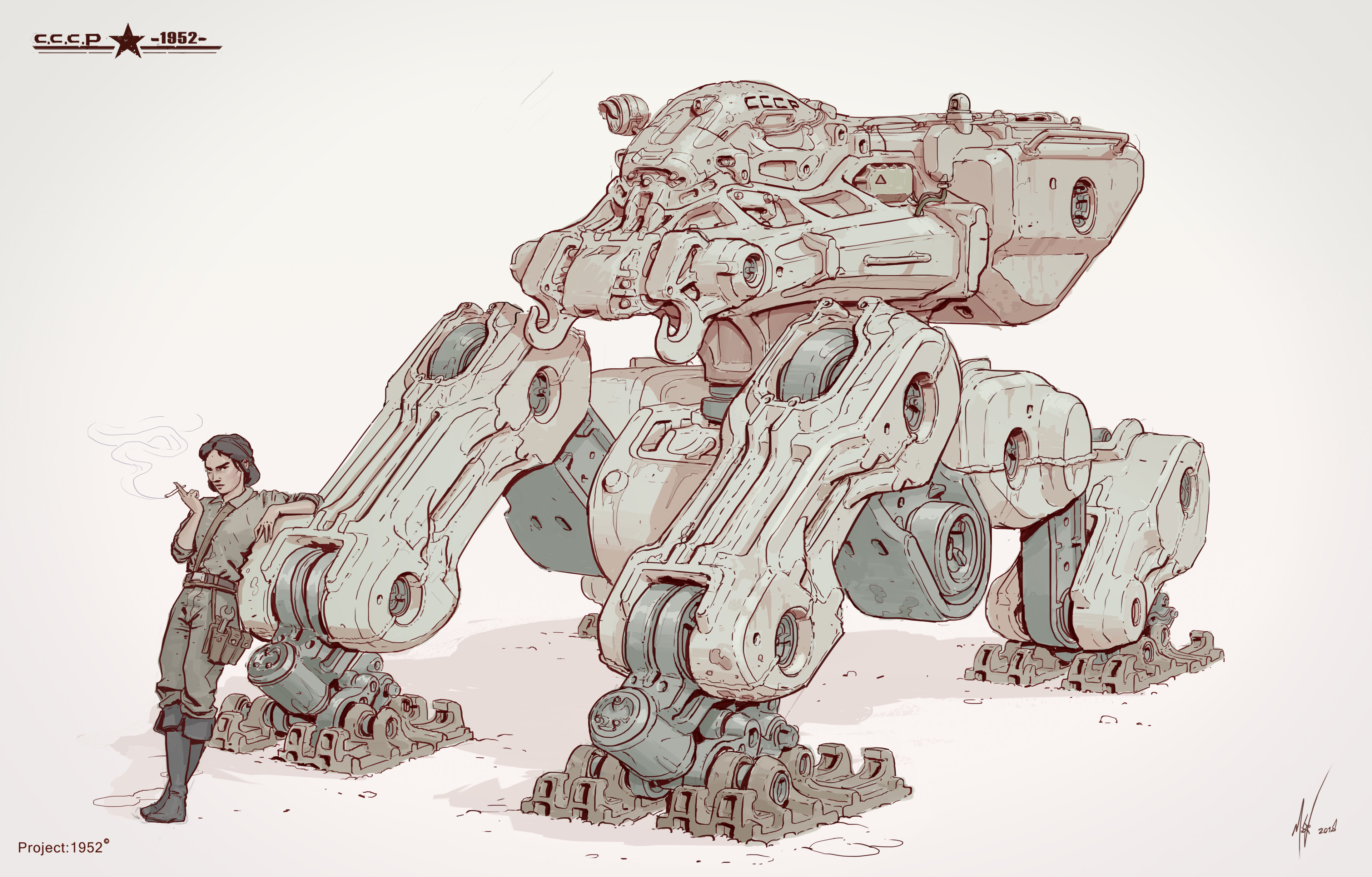 Michal Kus - Project 1952: Quad Scout Walker