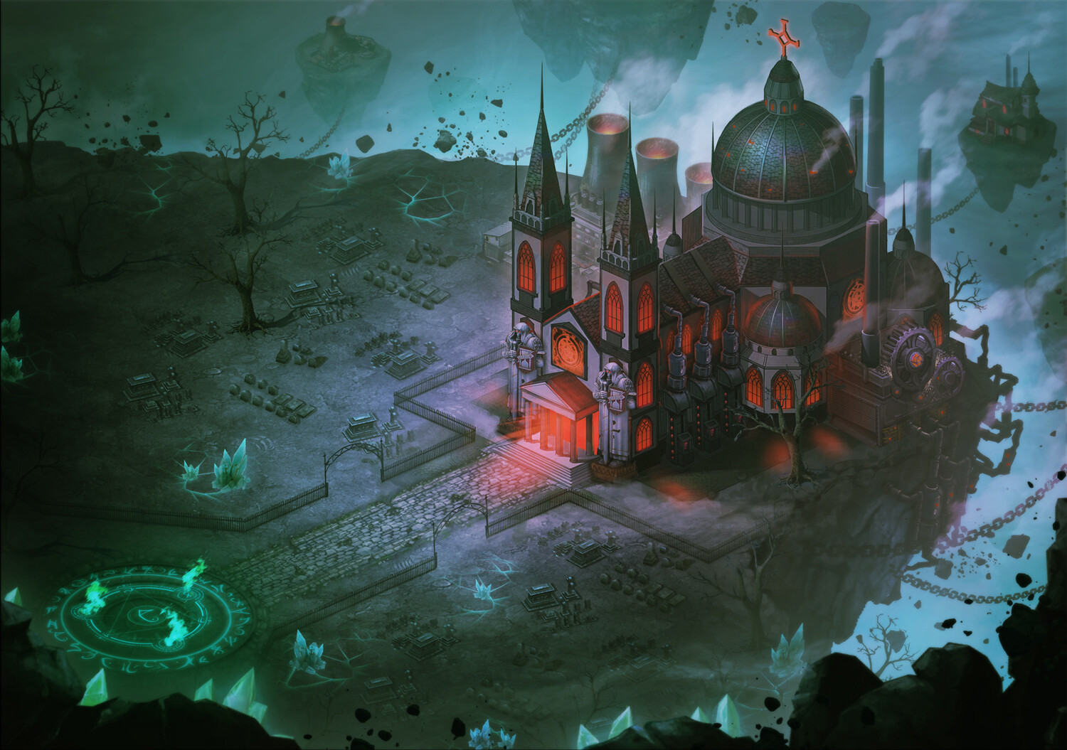 Evil Church by RAY 84 : r/ImaginaryTemples