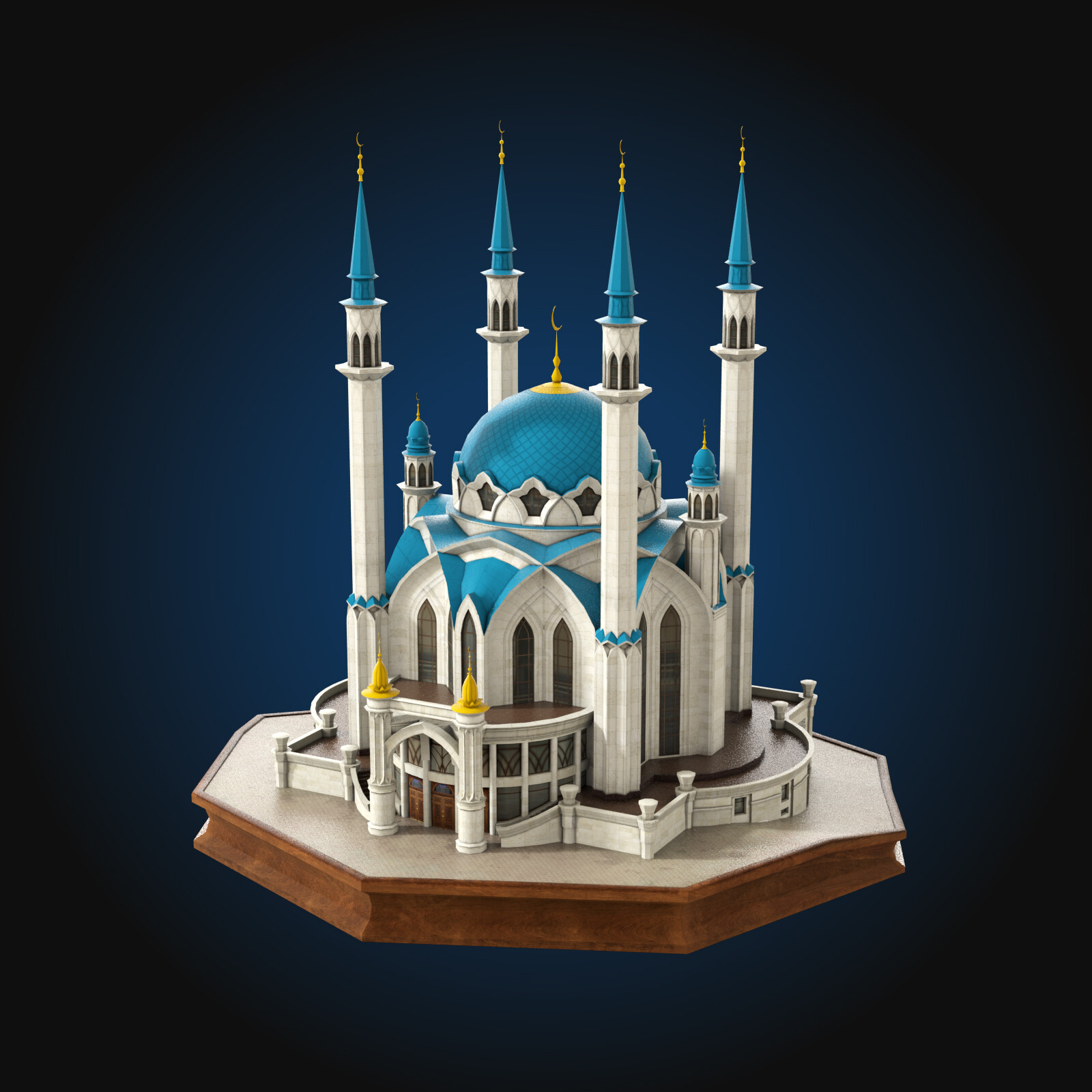 ArtStation - Sights of the Kazan Kremlin. Republic of Tatarstan, RF