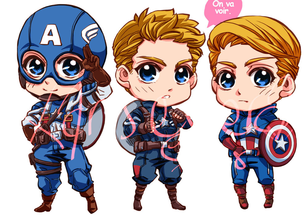 Chibi Steve Rogers