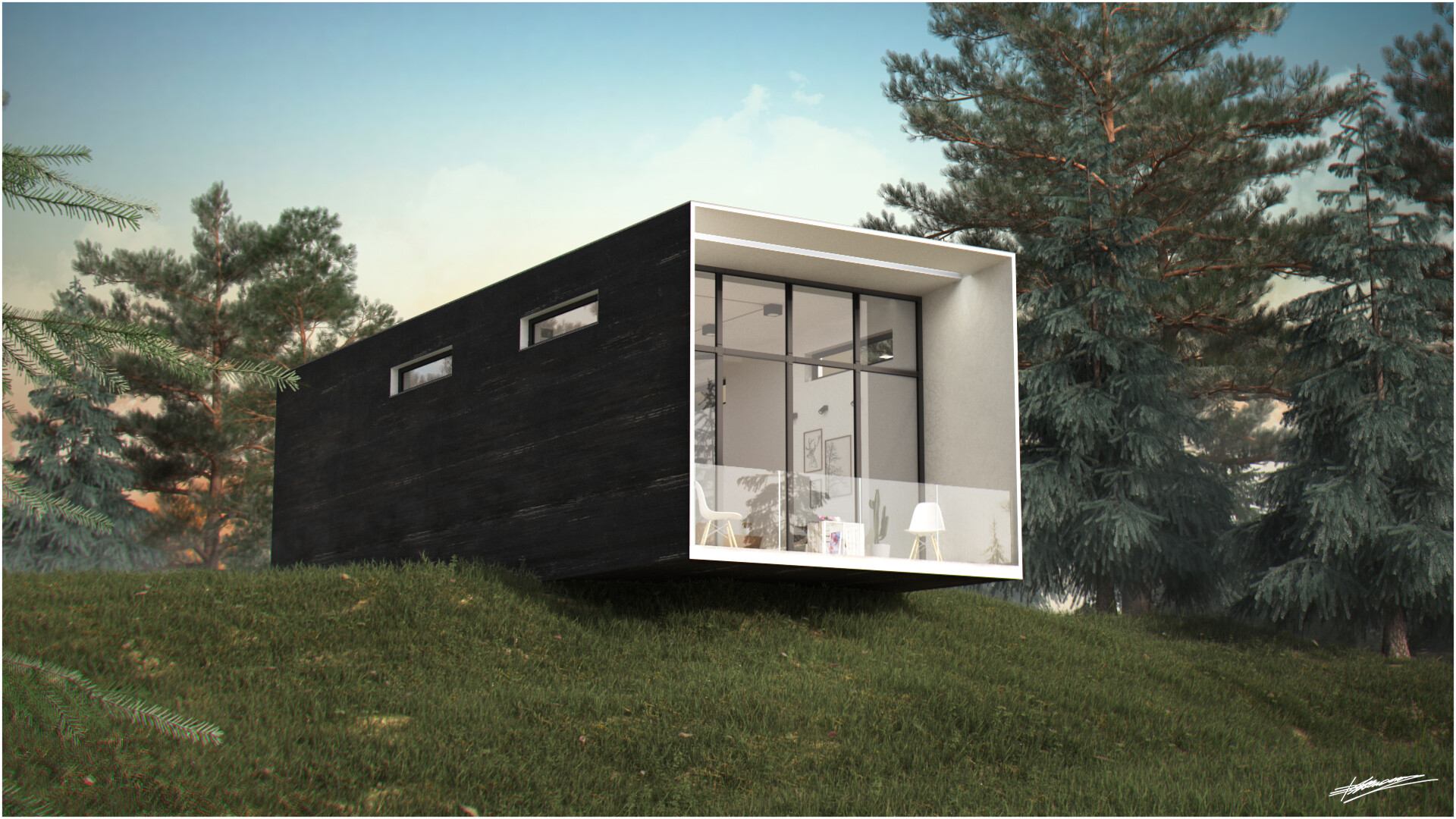 Vladimir Volodin - Shed in a woods