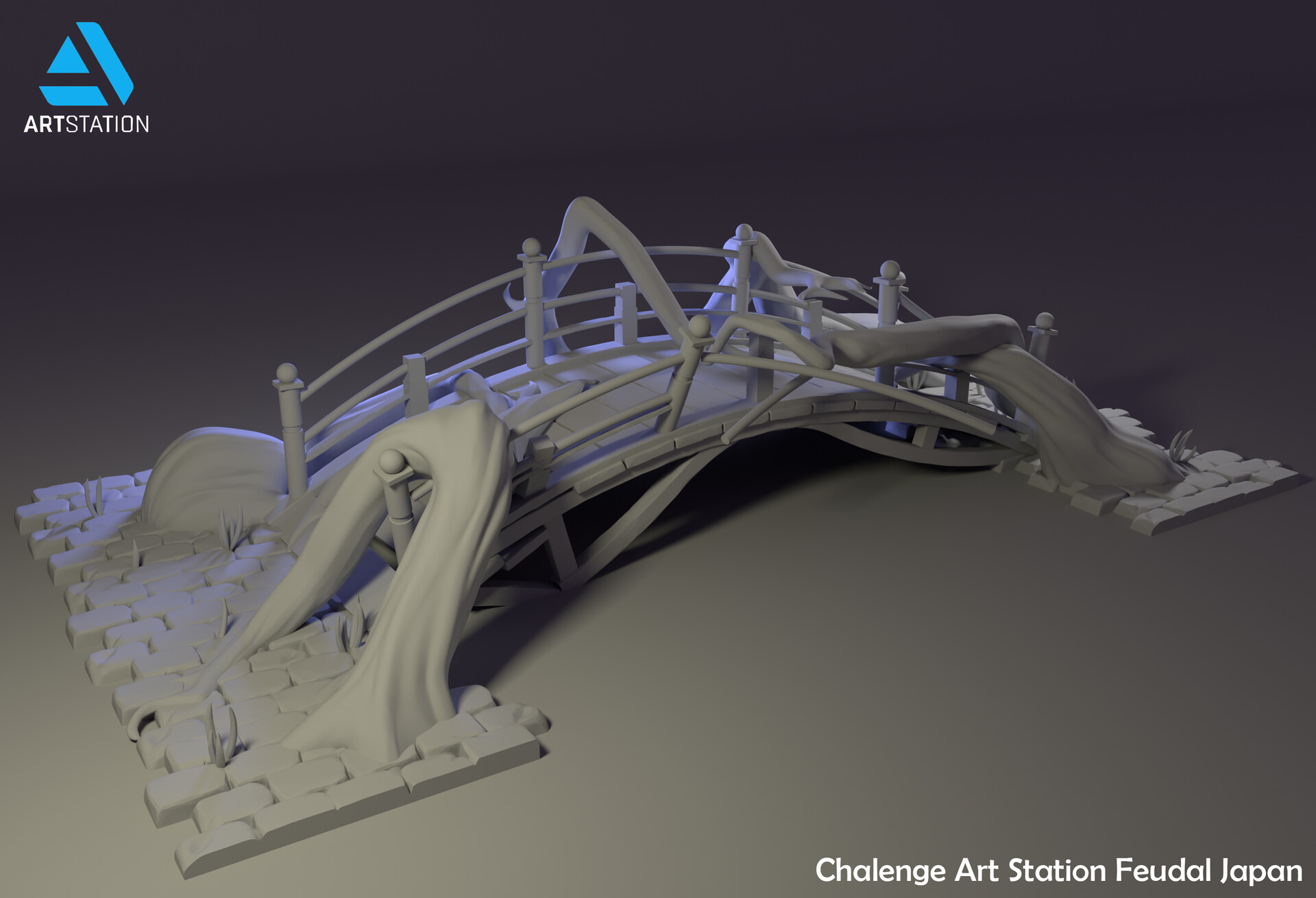 Alexandre Rivollier - Chalenge Feudal Japan - Prop Art