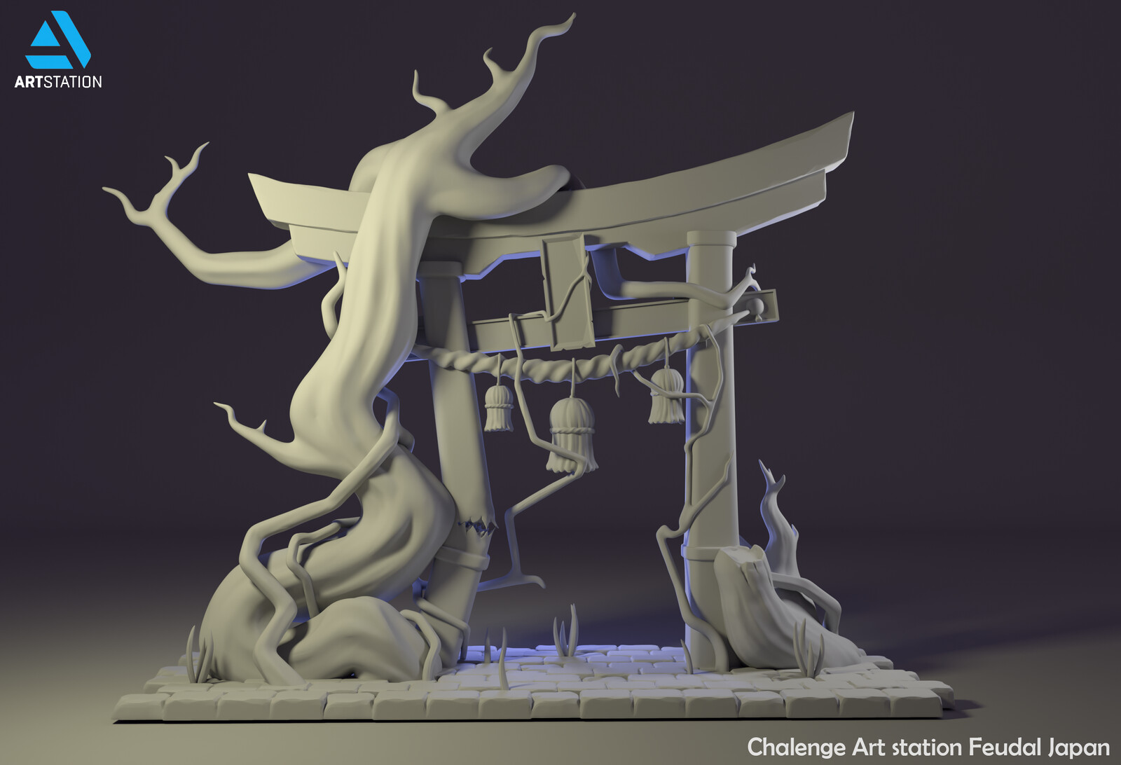 Alexandre Rivollier - Chalenge Feudal Japan - Prop Art