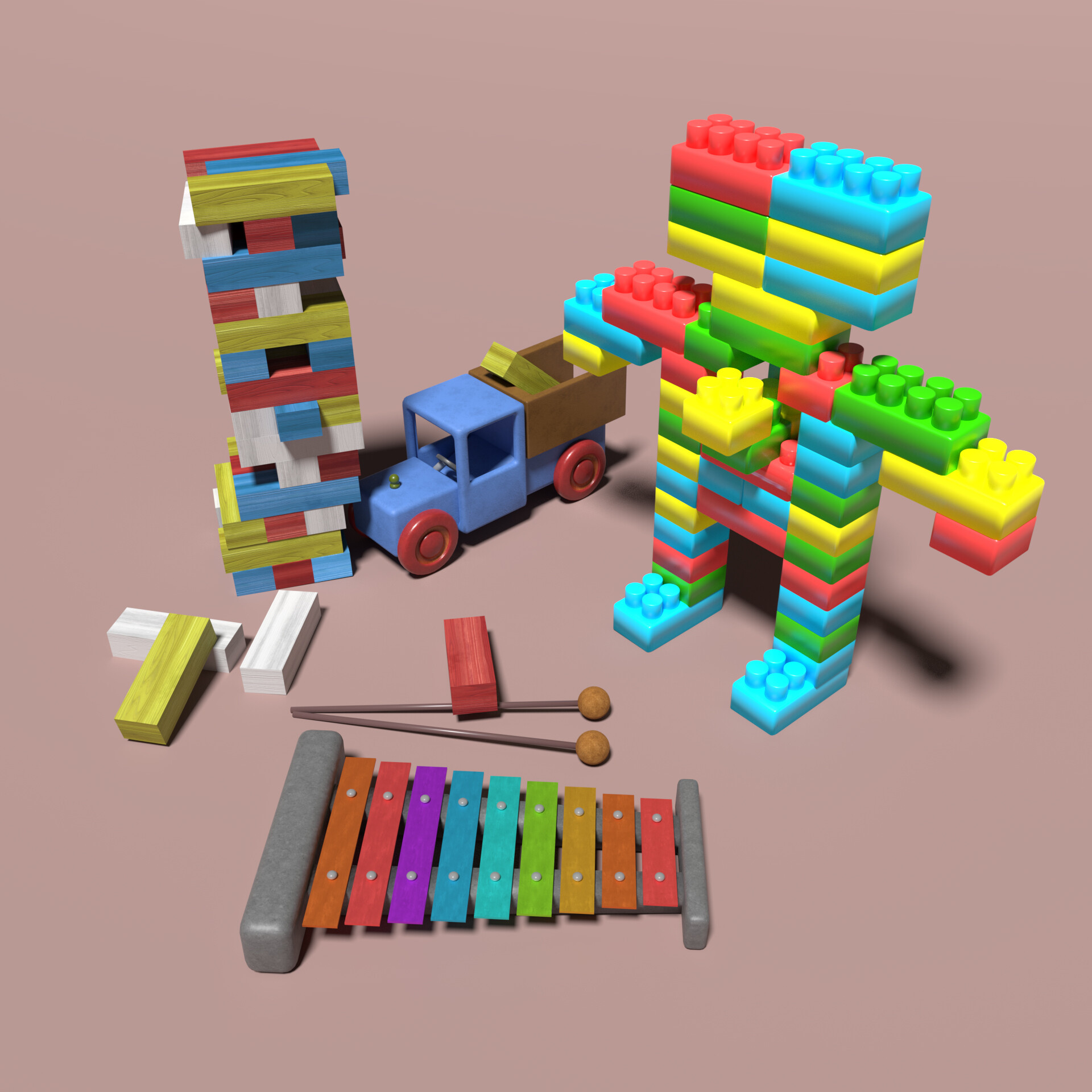 ArtStation - Toys scene