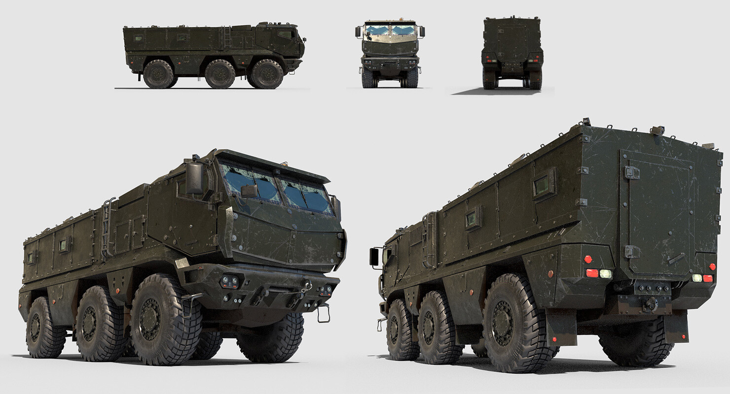 ArtStation - Russian military Kamaz