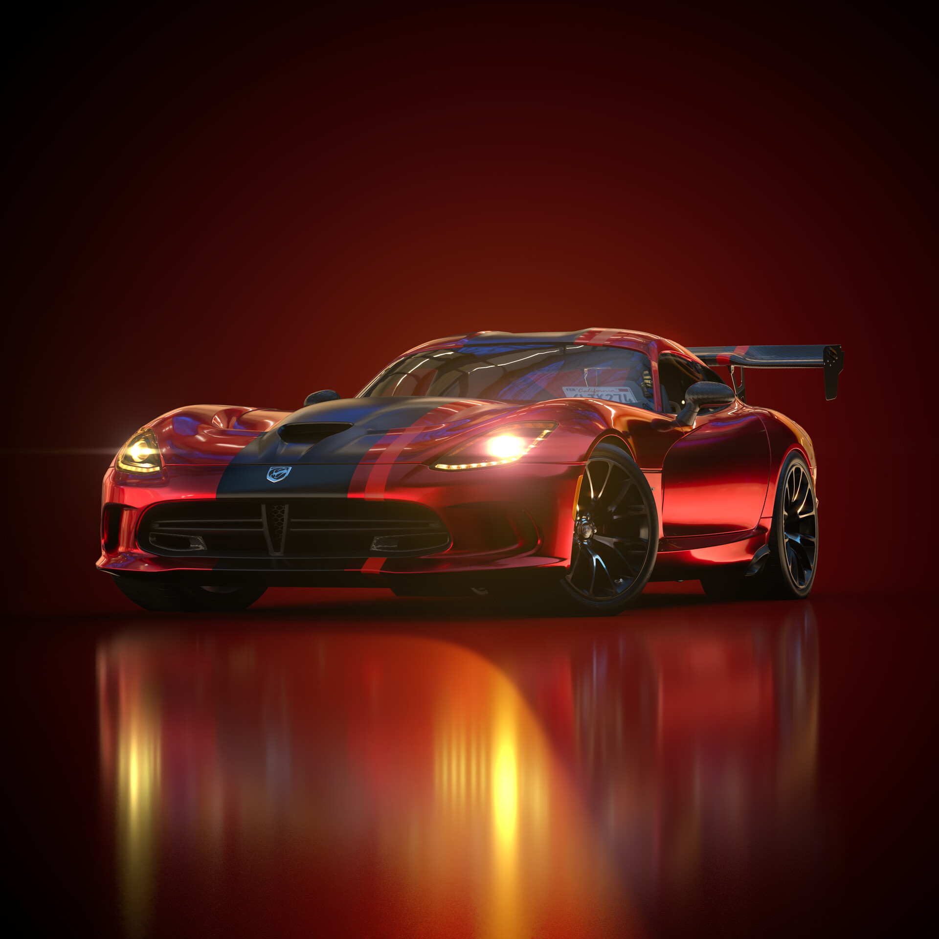 ArtStation - Dodge Viper