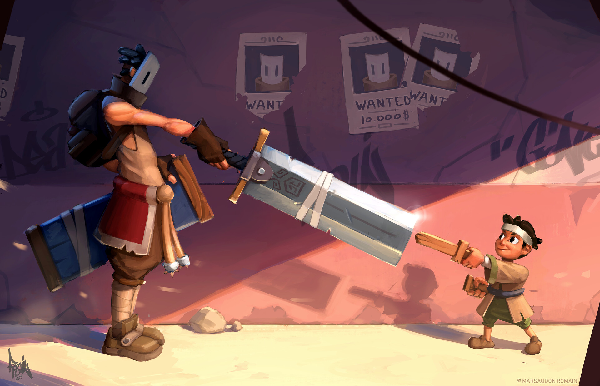 ArtStation - "Fite me!"