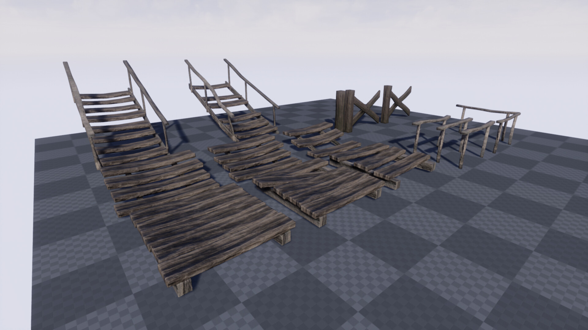 Alan Aldred - Medieval/Fantasy Modular Wooden Catwalk