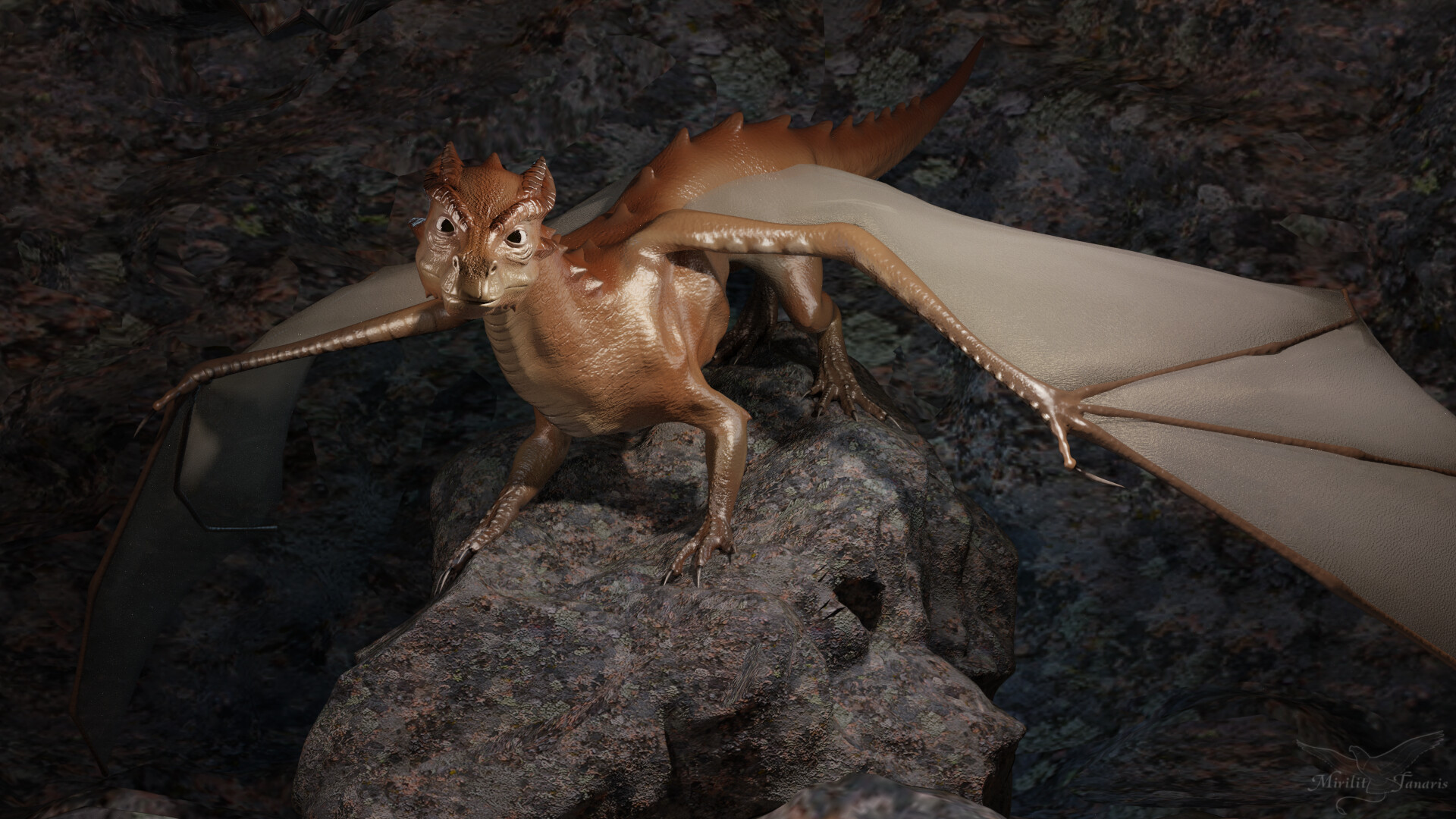 Merlin Dragon Flying