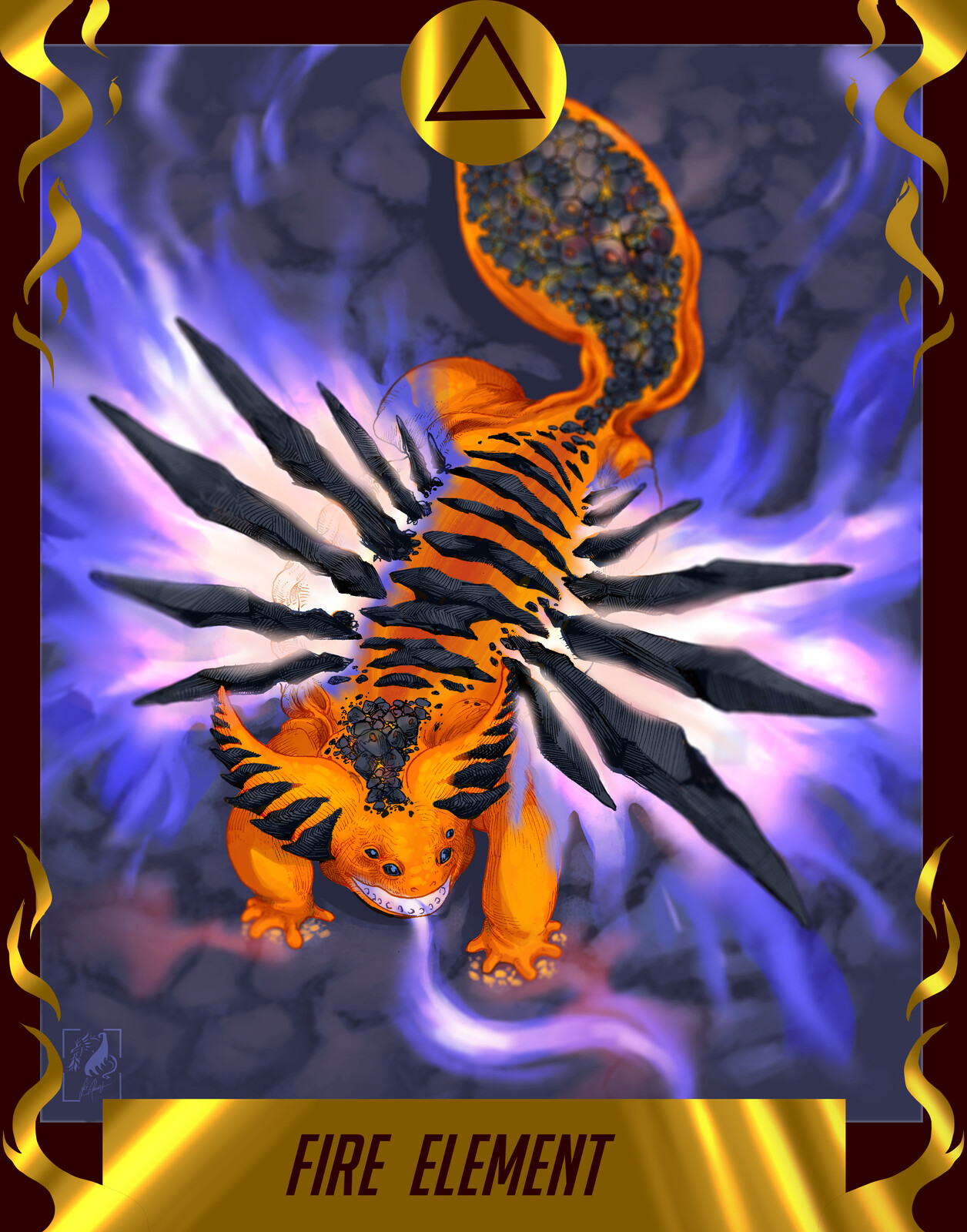 Fernanda Adami - Alchemy Creatures Tarot - Fire
