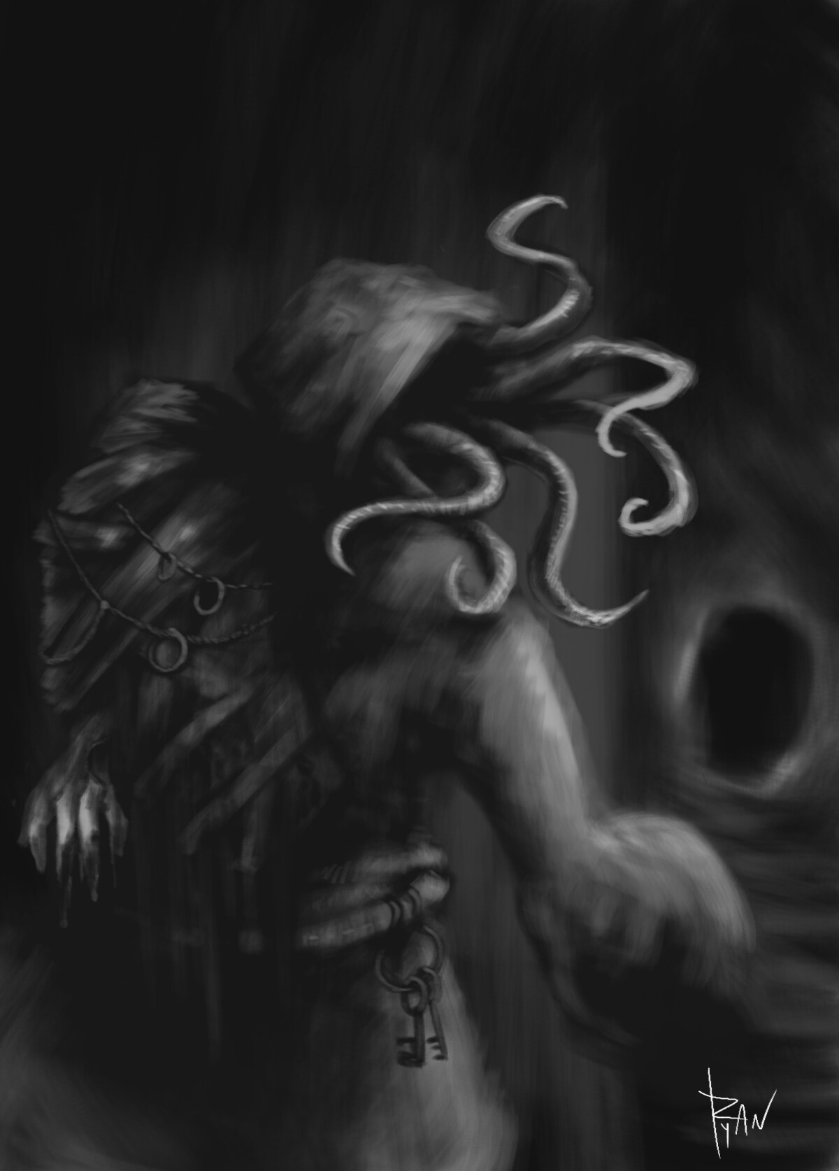 ArtStation - The unknown horror