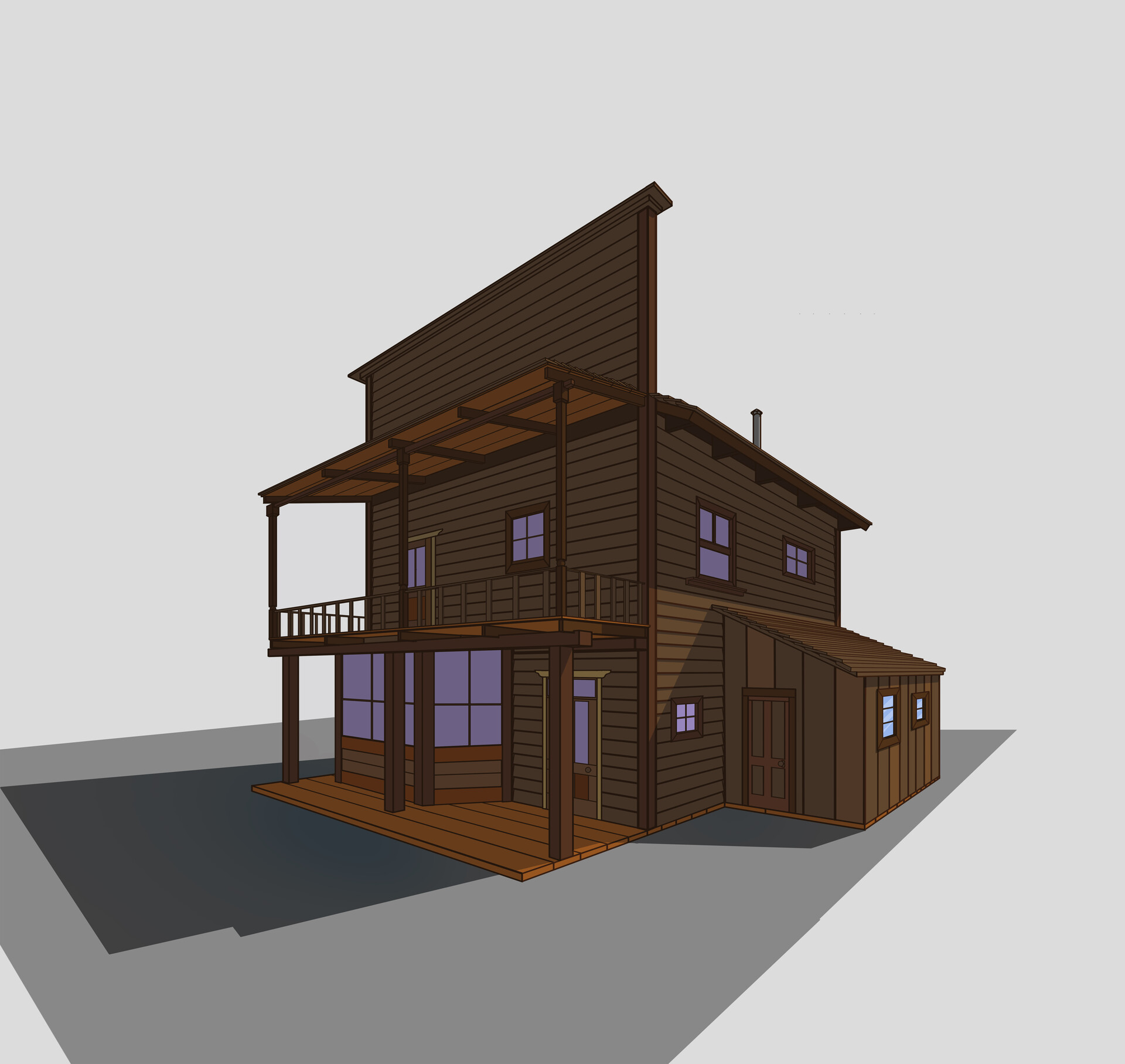 ArtStation - Western style building