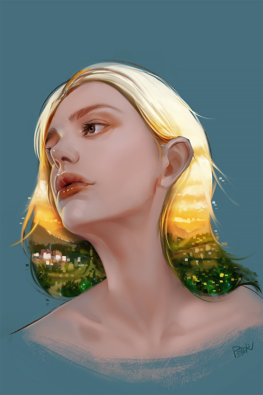 Artstation New Girl 