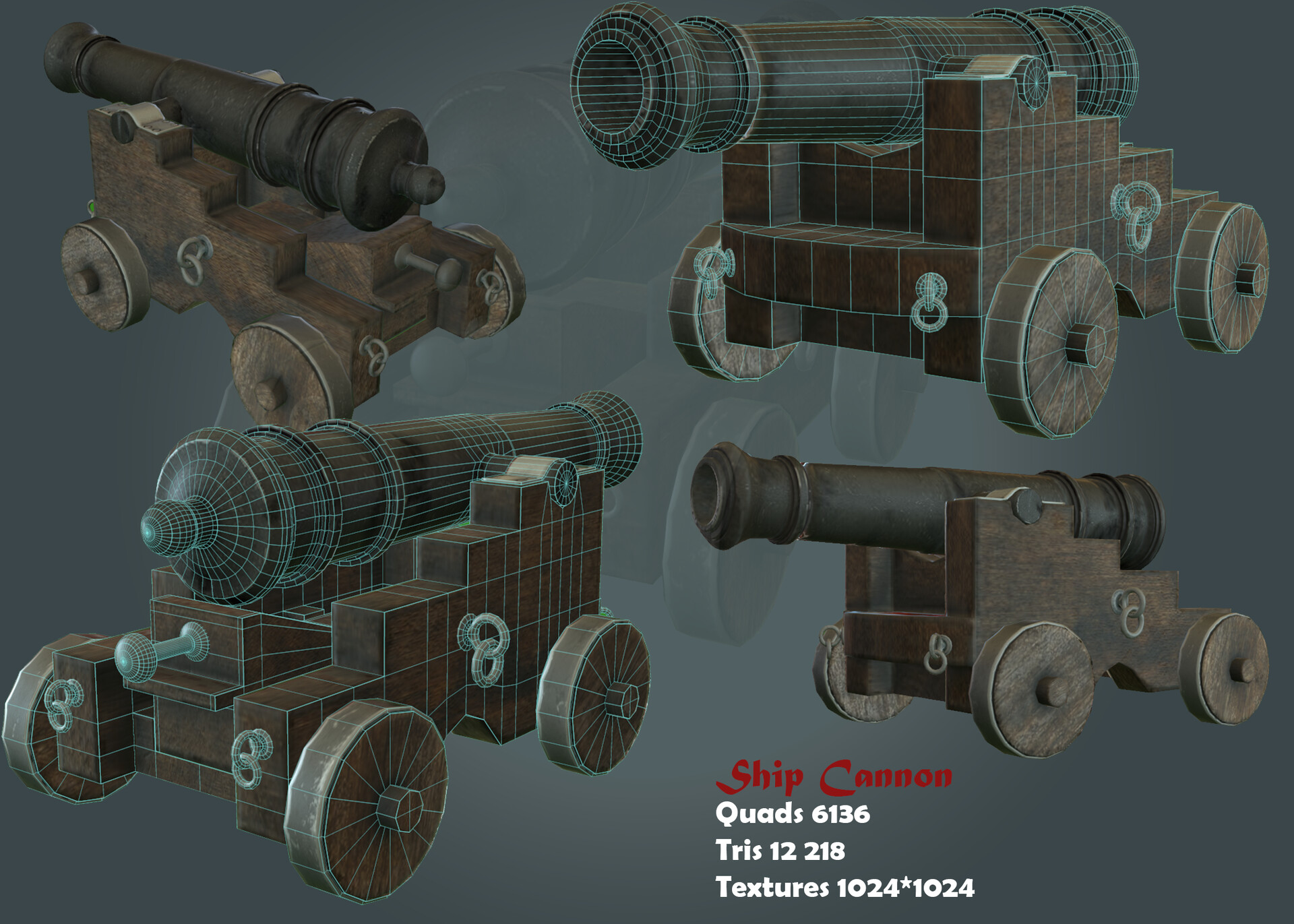 ArtStation - Ship cannon