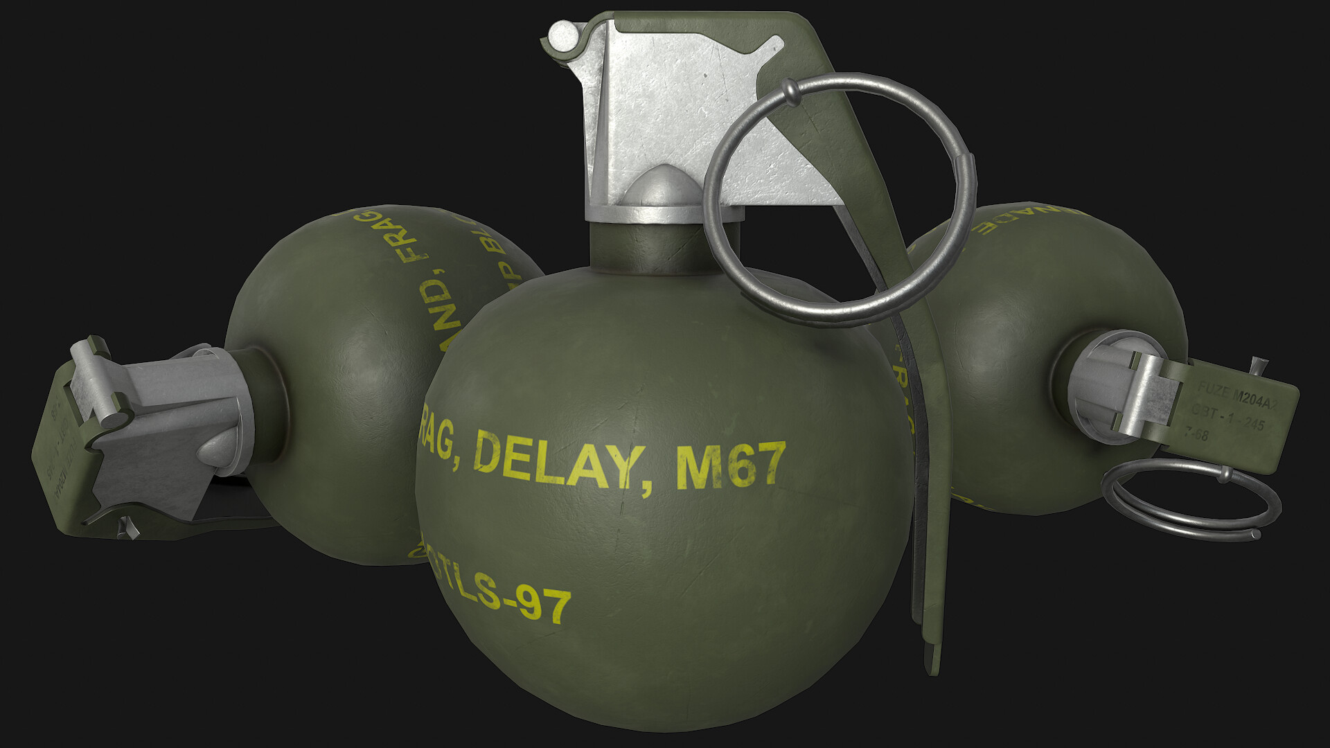 M67 Grenade Explosion