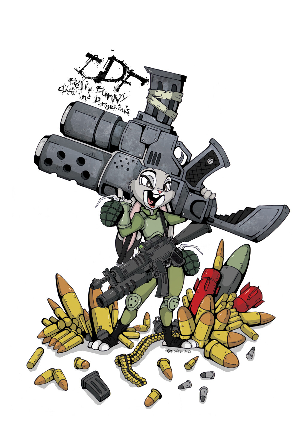 ArtStation - IDF bunny girl