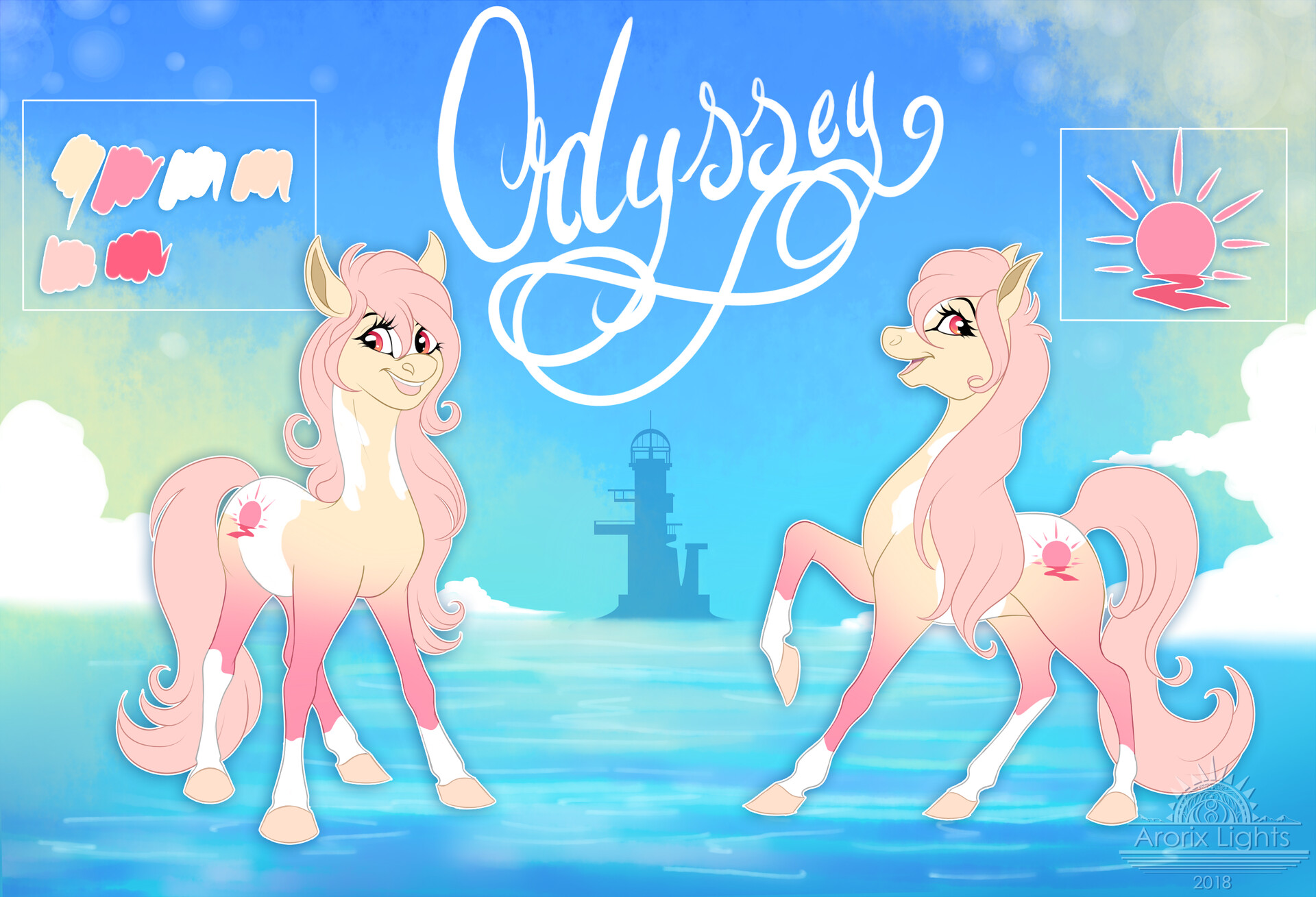 ArtStation - Odyssey pony ref