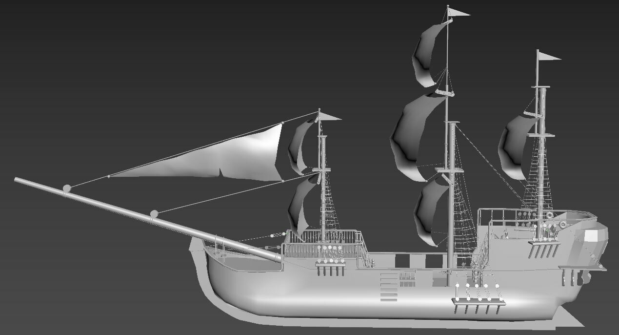 ArtStation - Ship with sails