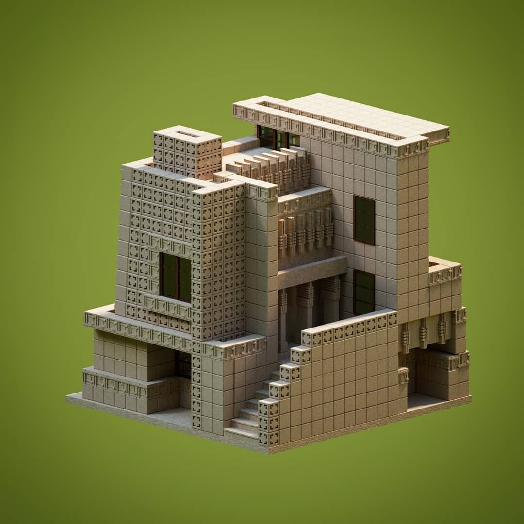 Minecraft Mayan Houses
