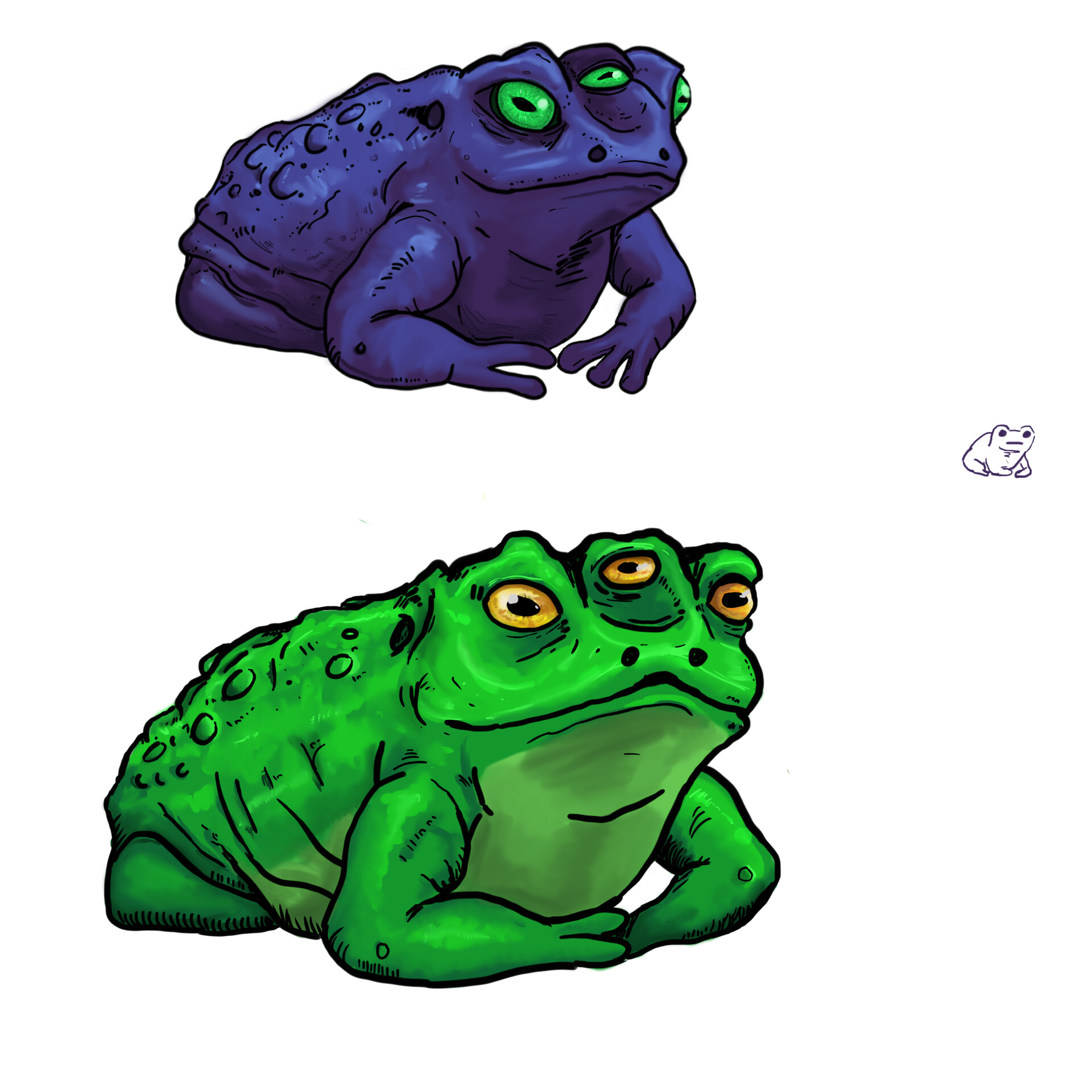 ArtStation - Frogs