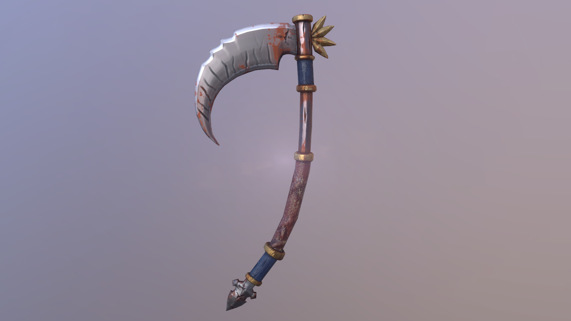 ArtStation - stylized scythe