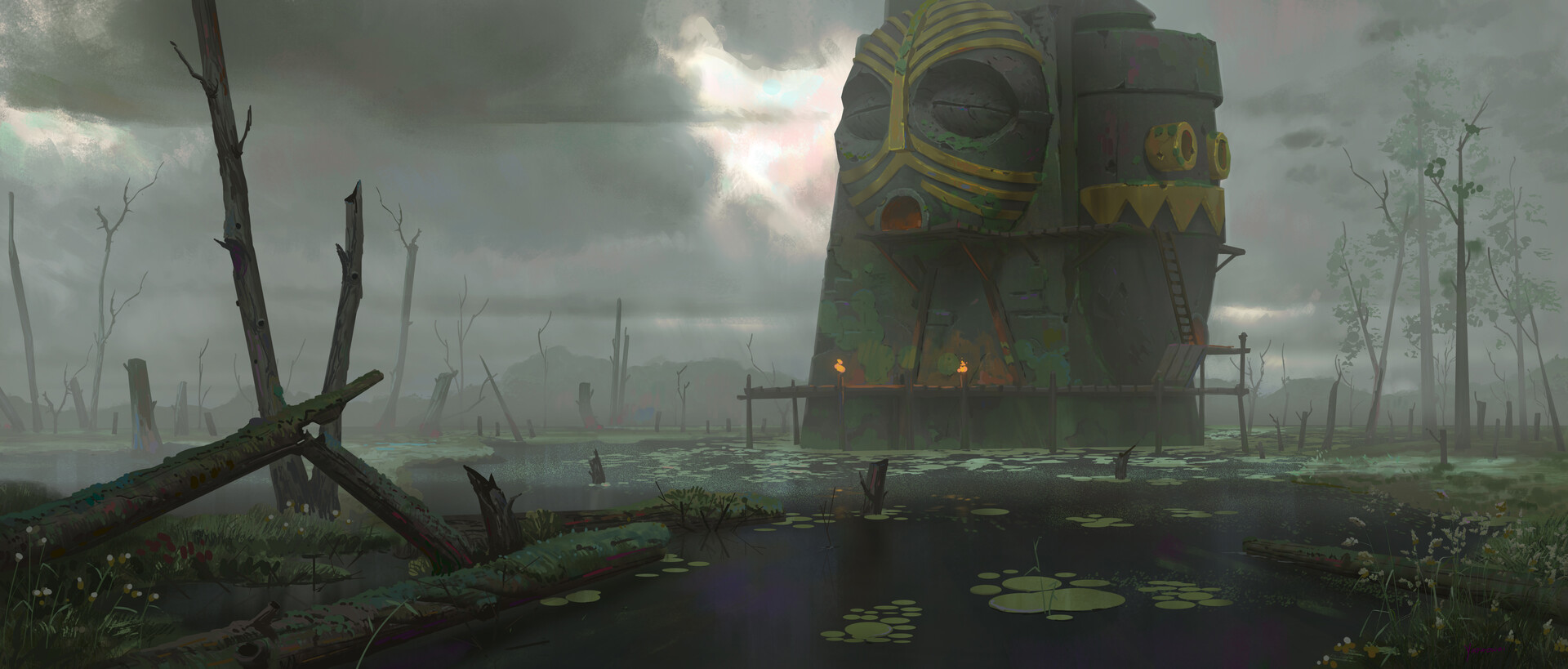 ArtStation - Swamp Shrine
