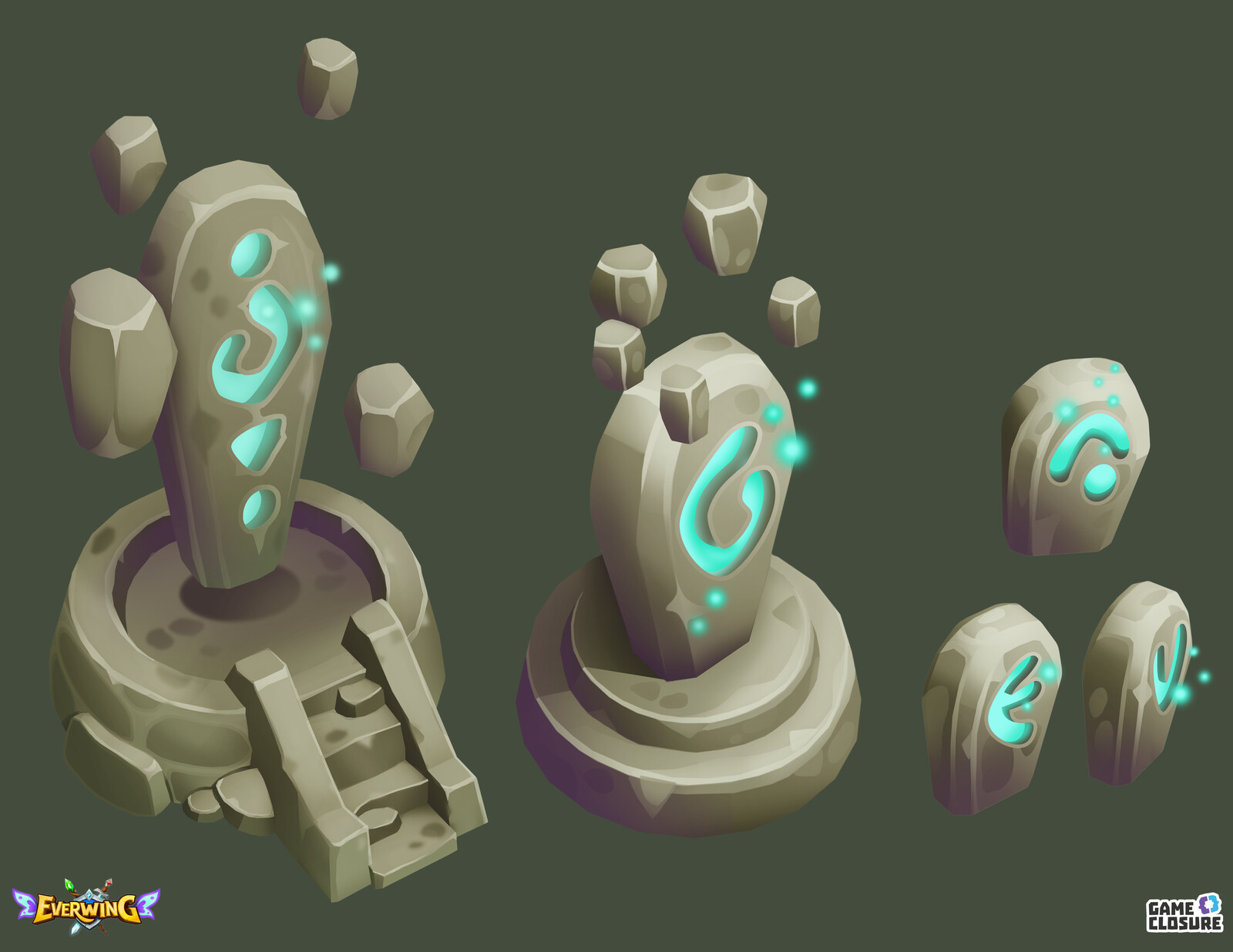 Brian Kistler - Everwing Backgrounds and Props