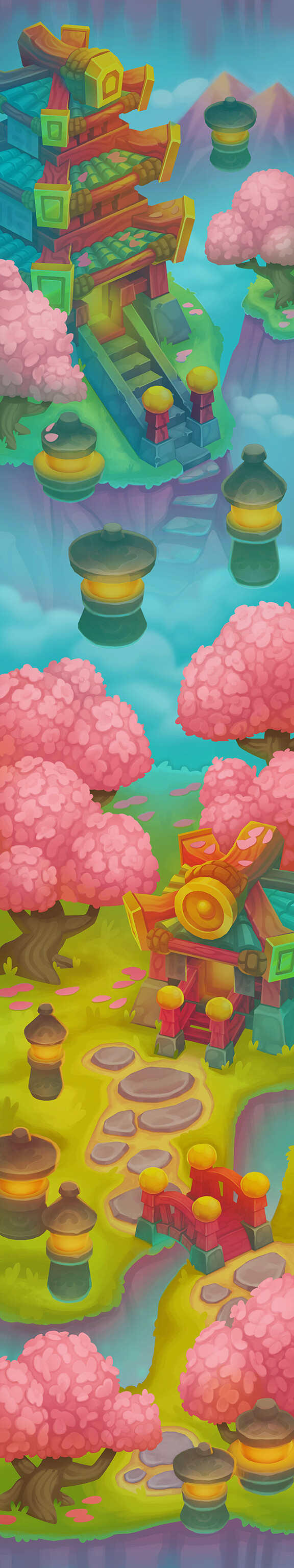 ArtStation - Everwing Backgrounds and Props