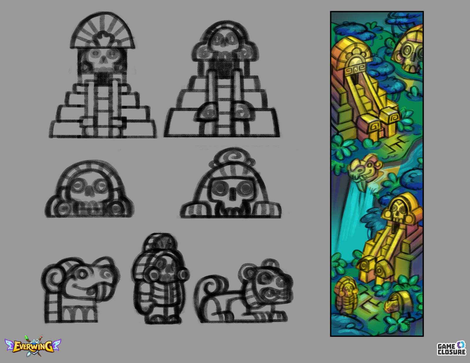 Brian Kistler - Everwing Backgrounds and Props