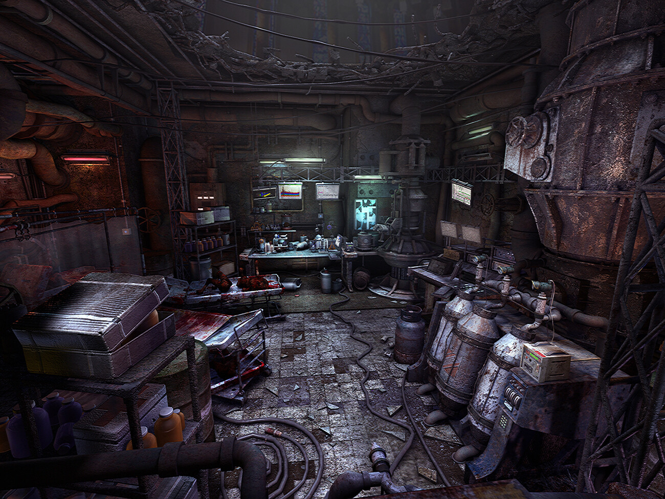 ArtStation - Laboratory (For Mutant-Z)