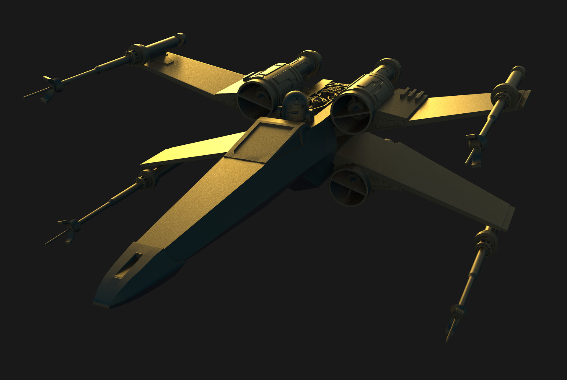 ArtStation - x wing 3d model ...