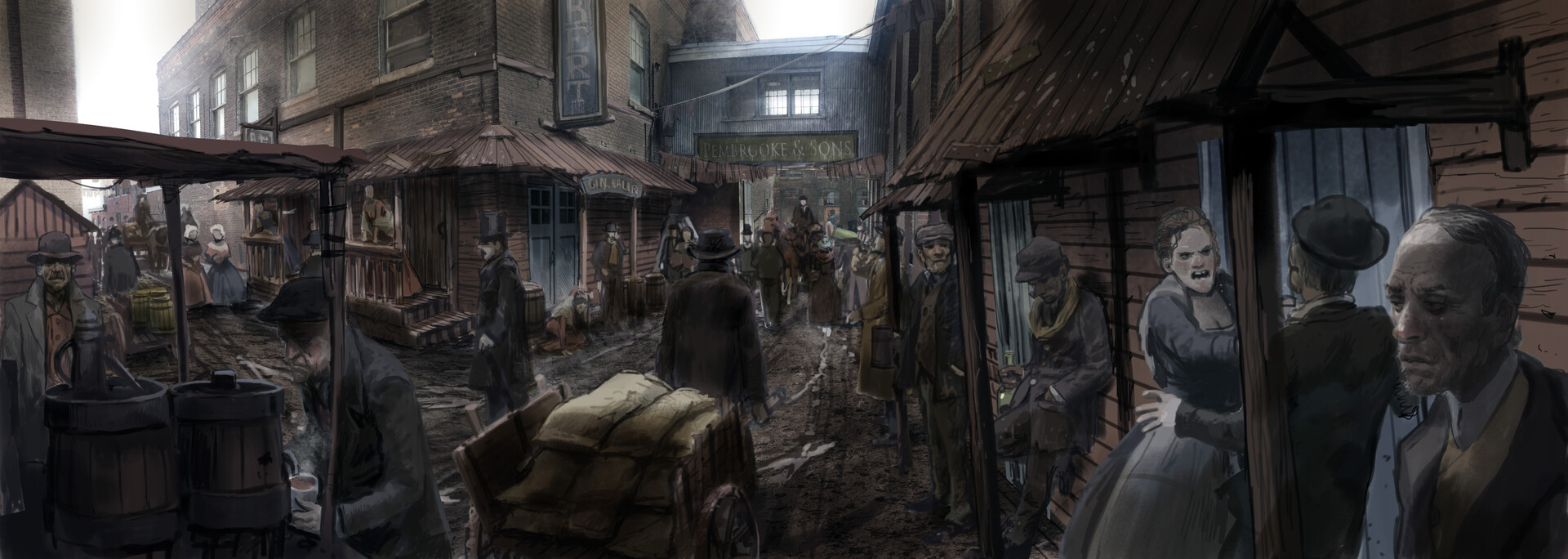 ArtStation - Alias Grace - Netflix - BG Concepts