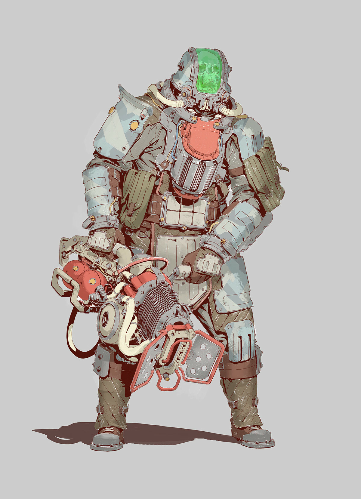 Jeremy Jodoin - Dieselpunk Skull Soldier
