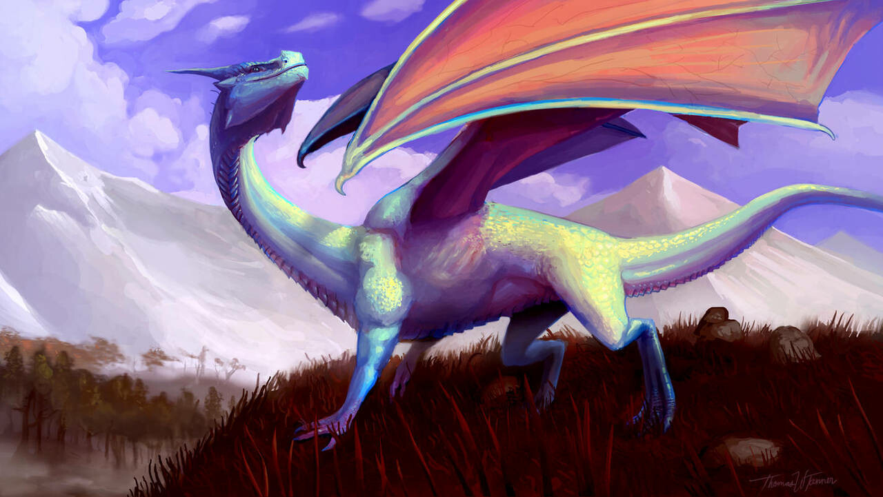 ArtStation - Blue Dragon